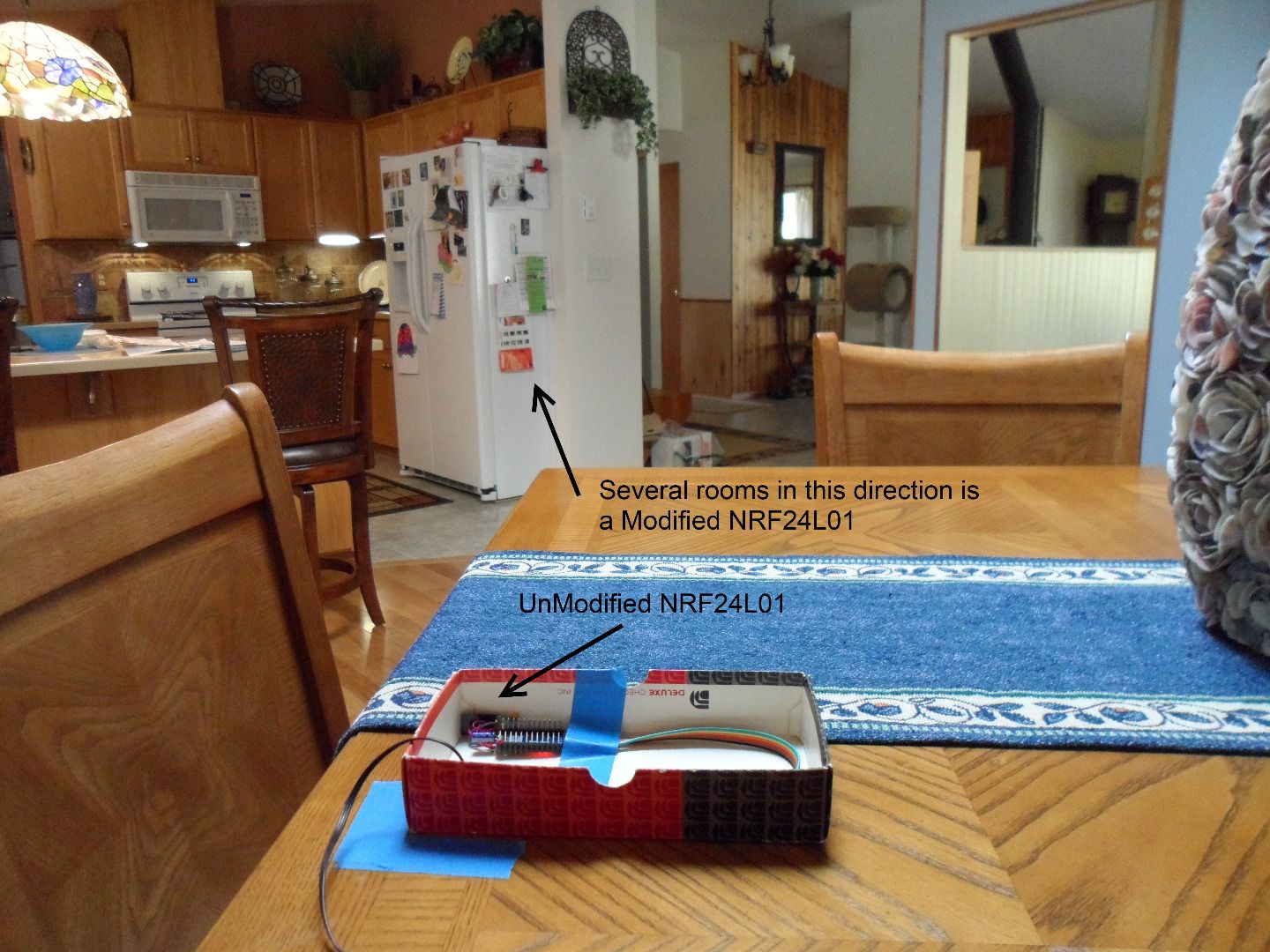 Enhanced NRF24L01 Radio With a DIY Dipole Antenna Modification. : 5 ...