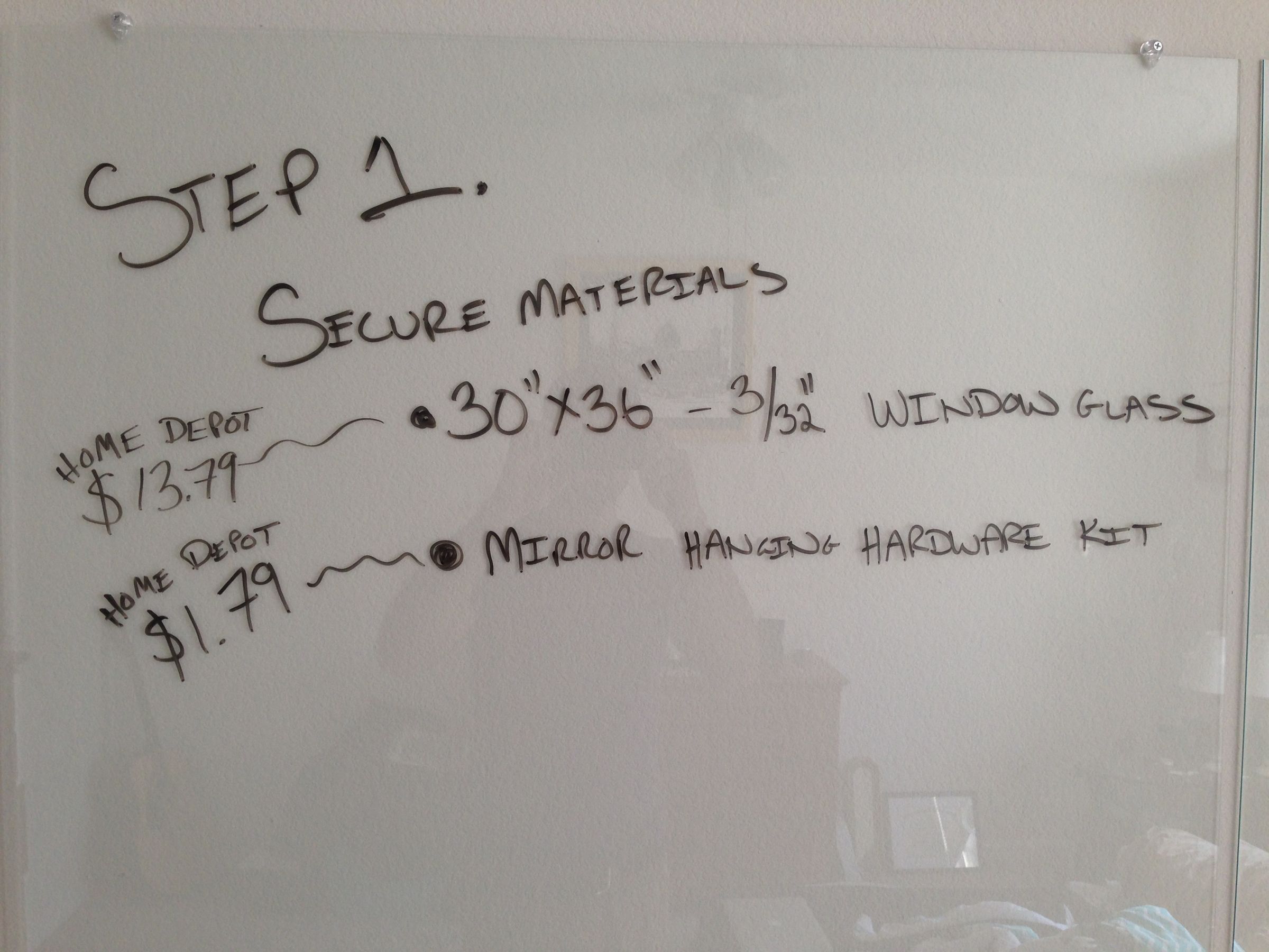 DIY Glass Dry Erase Board : 4 Steps - Instructables