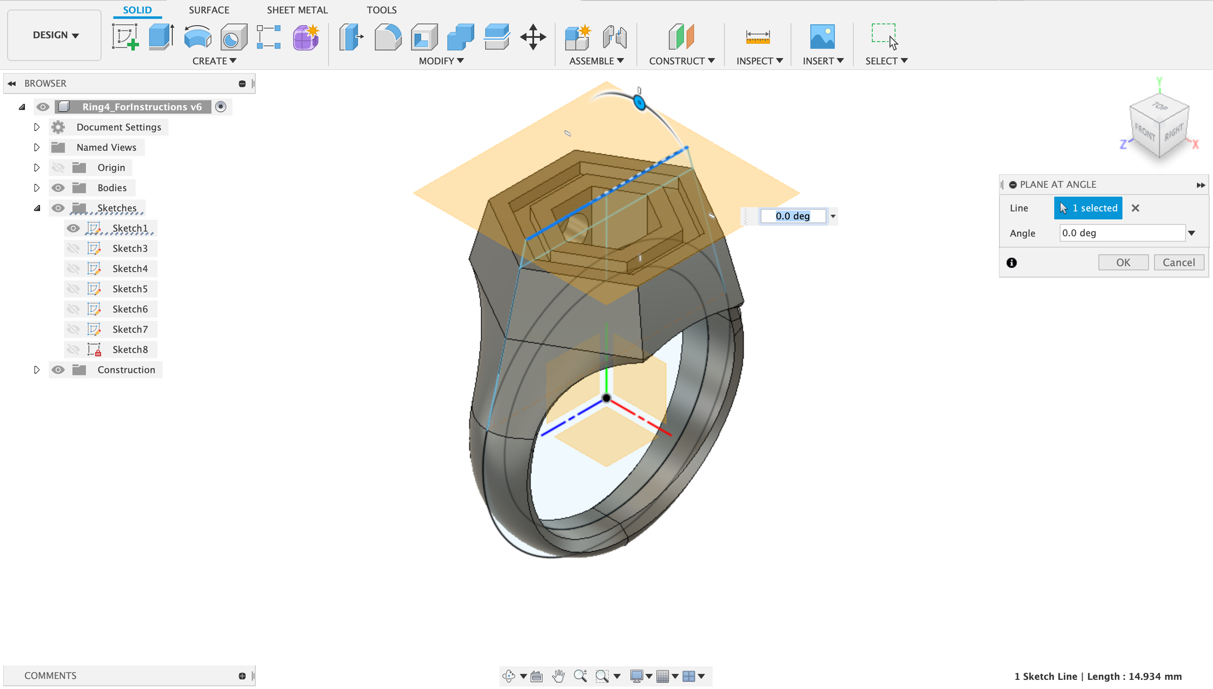 Bit Driver Ring (3D Printed, Wearable Hex Bit Driver) : 12 Steps (with ...