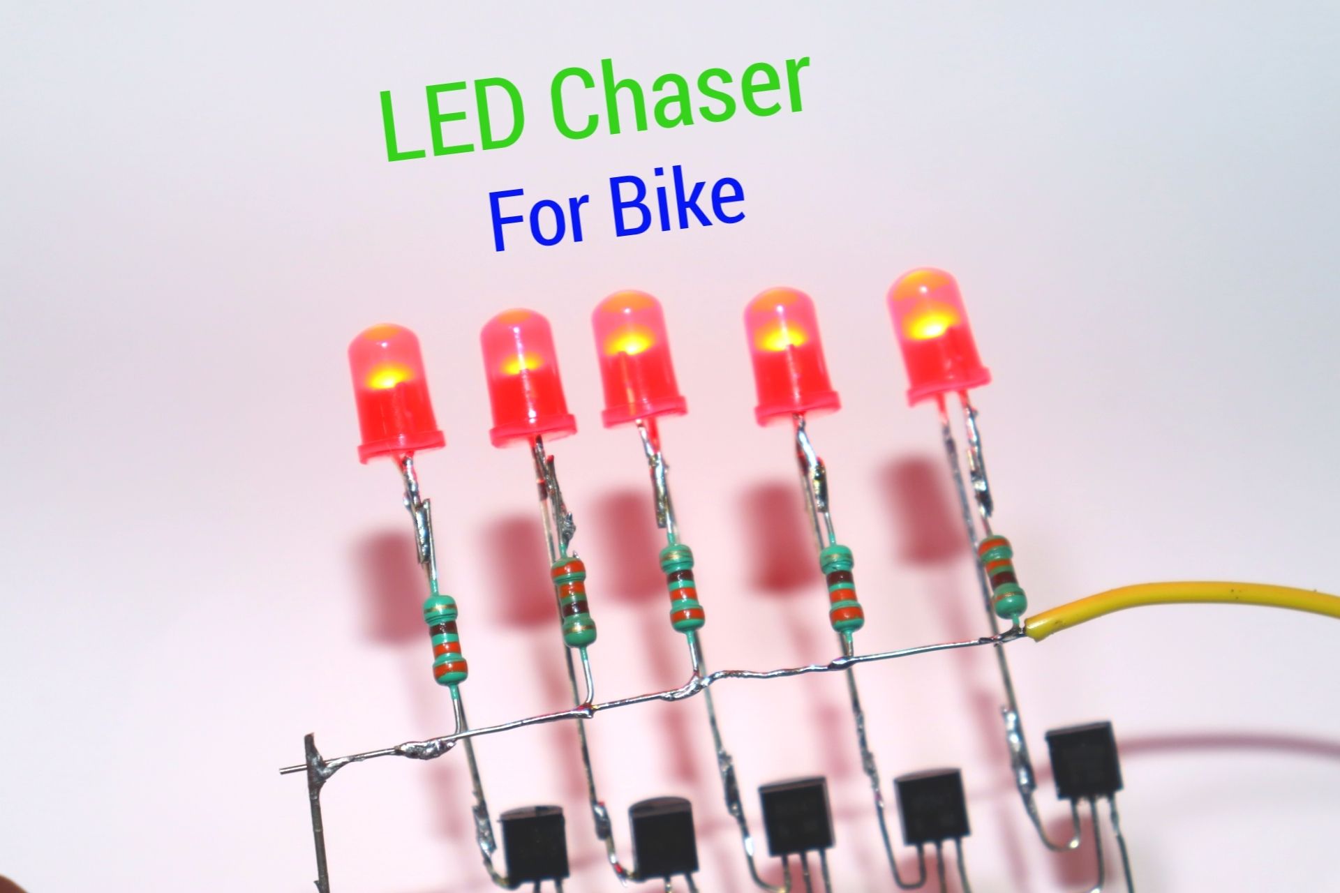 How to Make LED Chaser Using NE555 IC BC547 : 17 Steps - Instructables