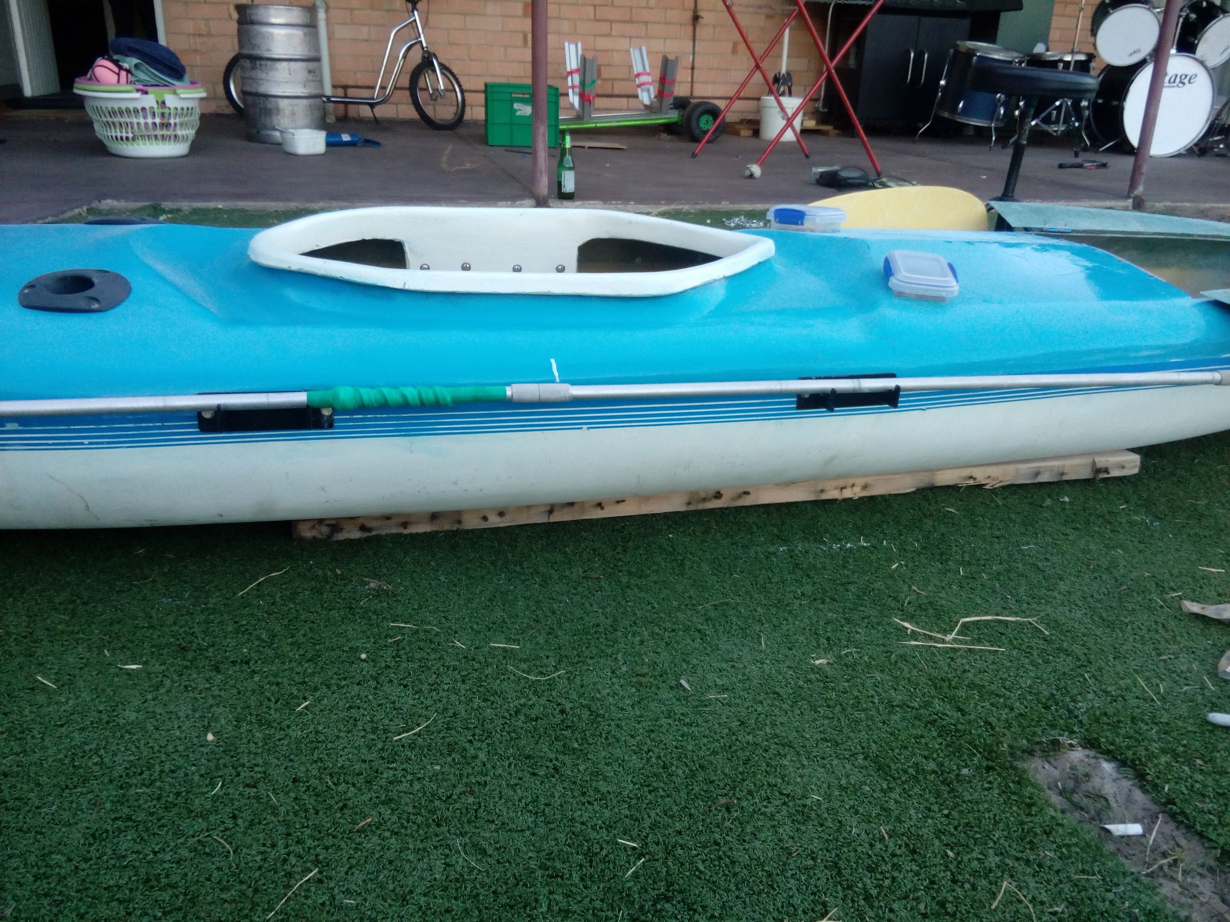 Fishing Kayak With Homemade Outriggers : 7 Steps (with Pictures ...