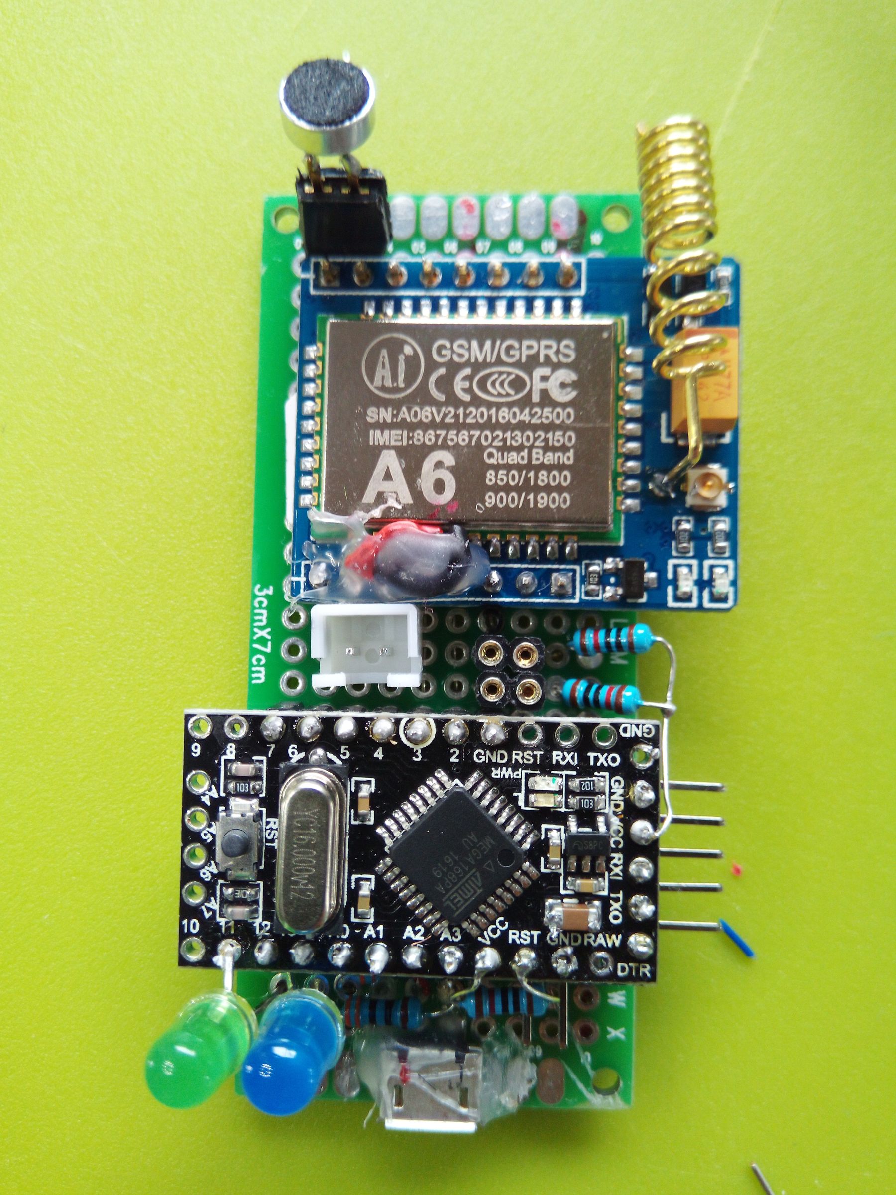 Mobile Intercom With A6 Module and Arduino : 5 Steps (with Pictures ...
