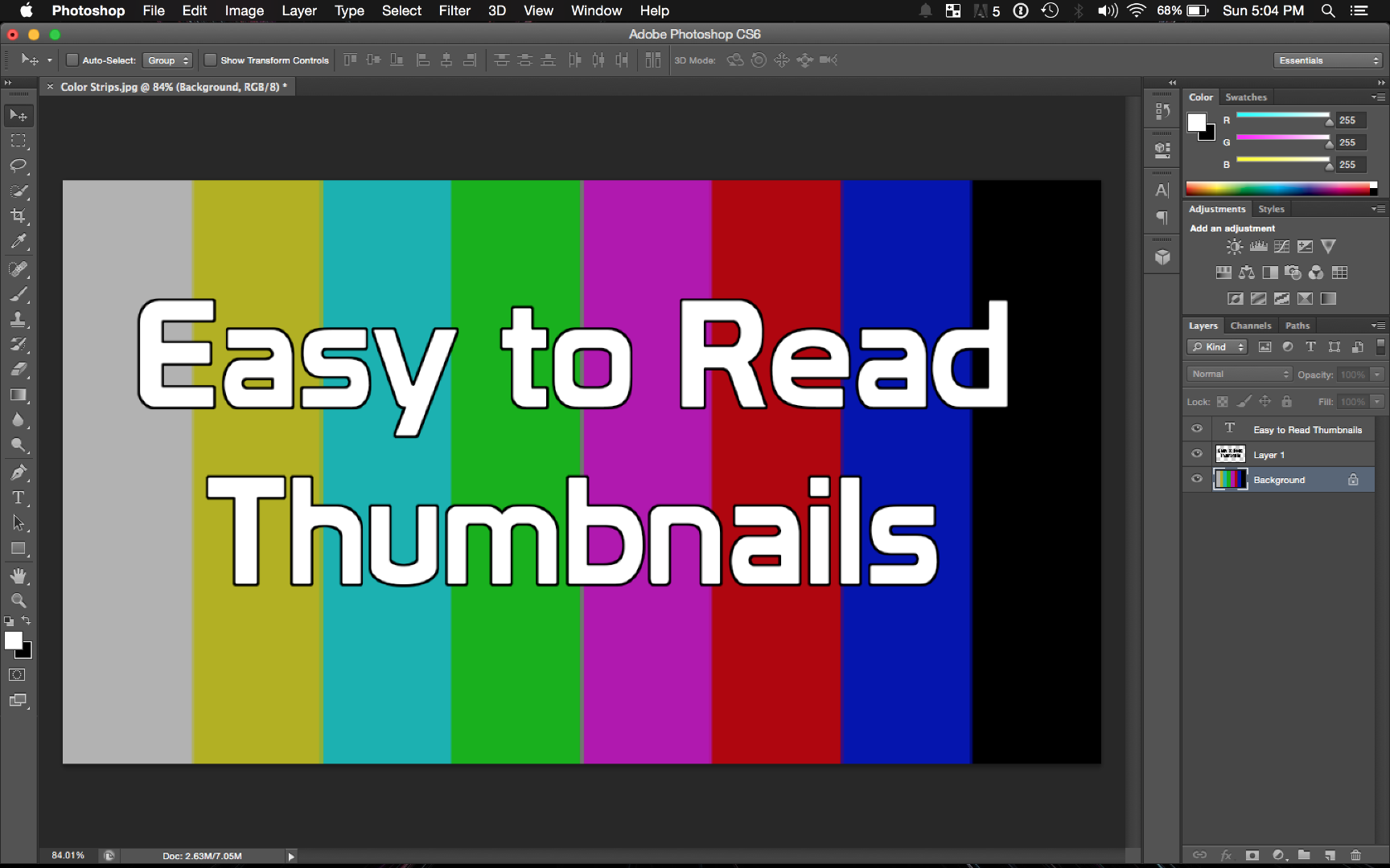 Easy to Read Thumbnails : 16 Steps (with Pictures) - Instructables