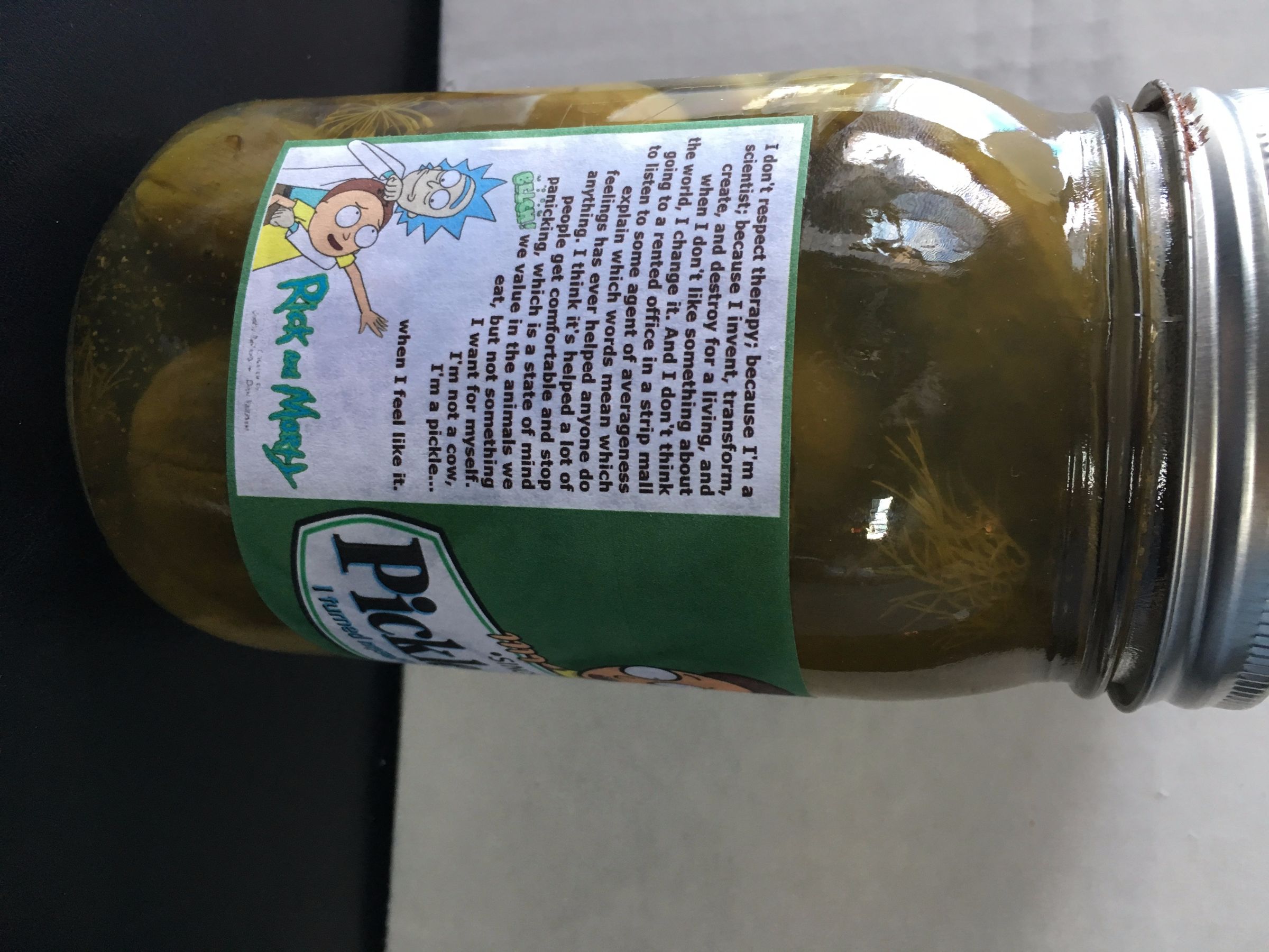 Pickle Rick Pickles (with Pictures) - Instructables