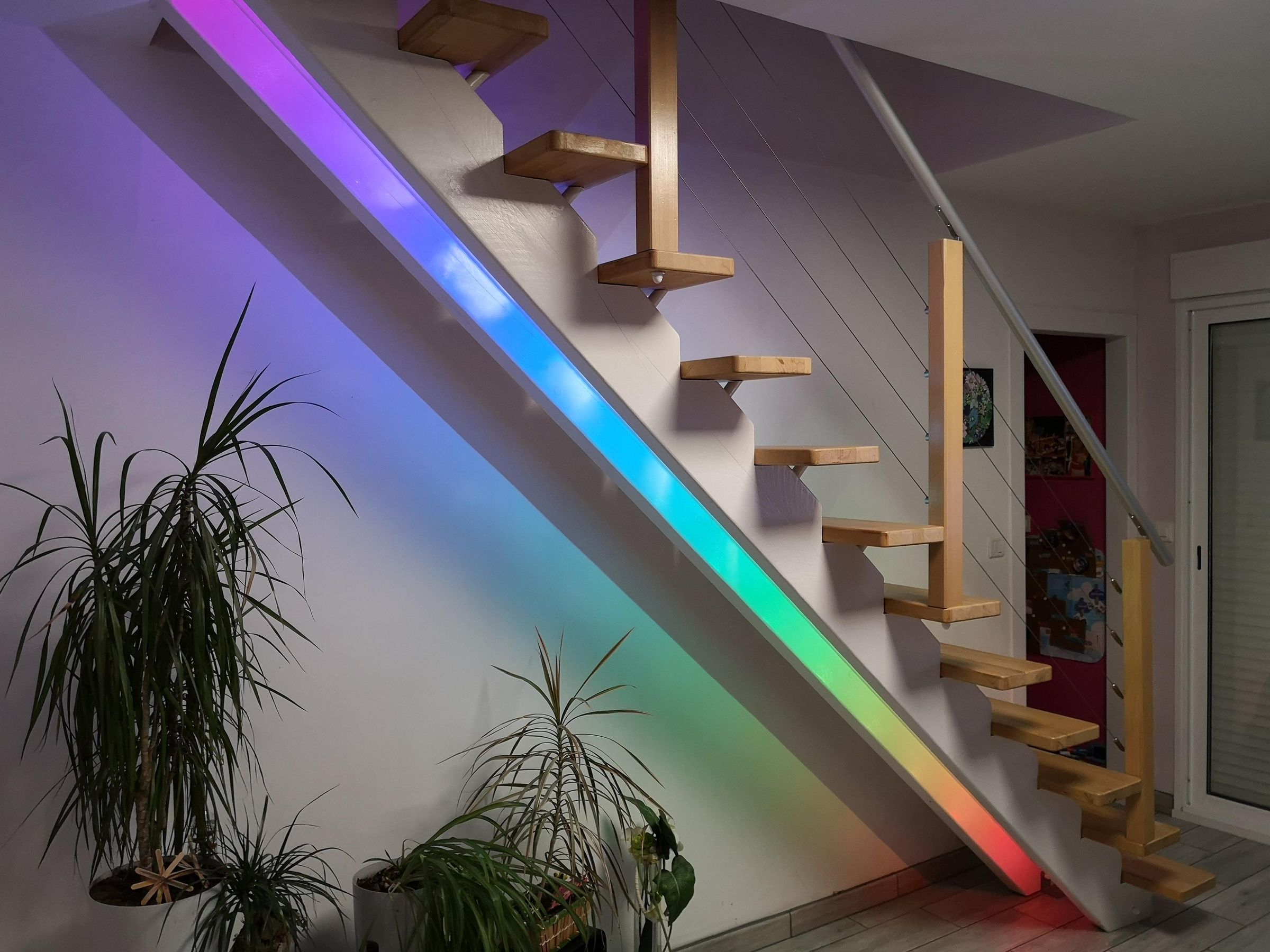 Automatic Rainbow Staircase Lighting : 9 Steps (with Pictures ...