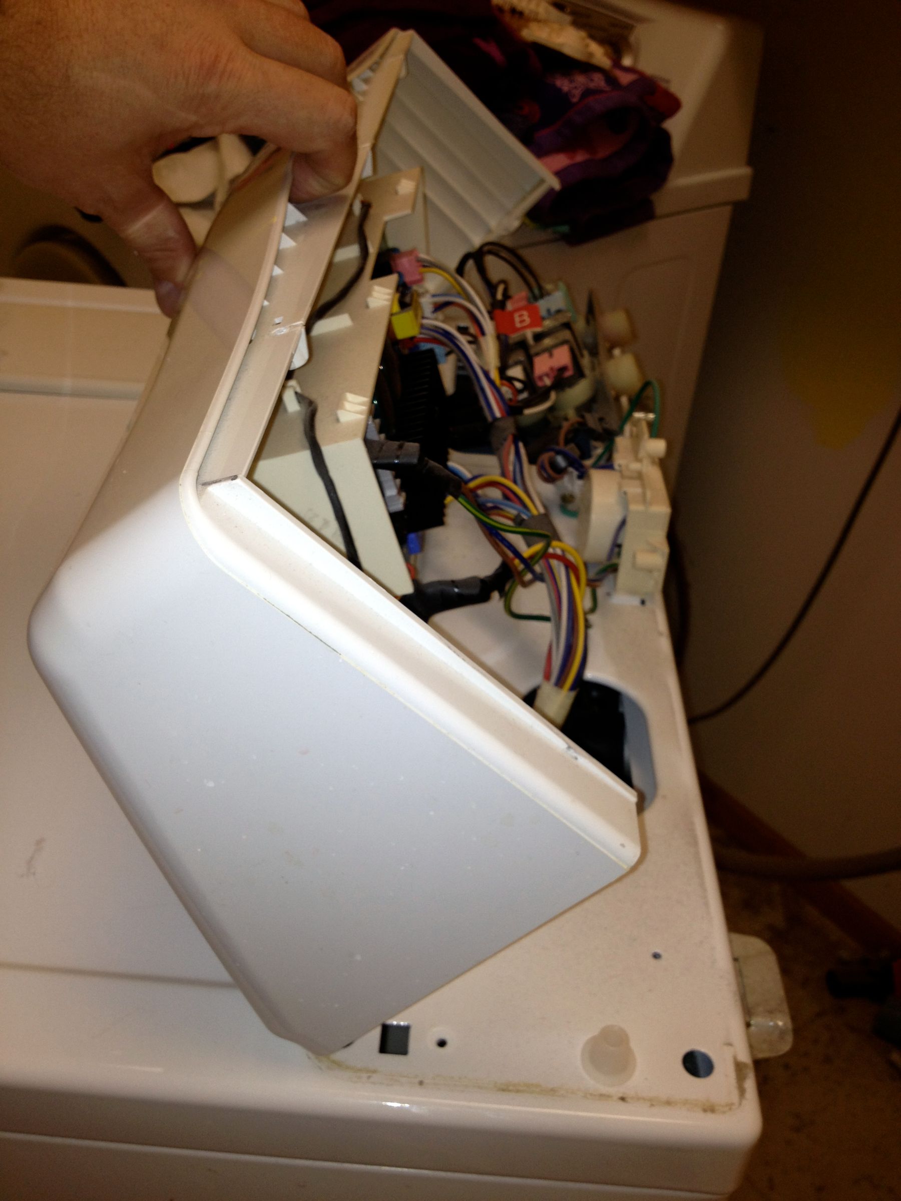 Replacing the User Interface Control Board on a LG Washing Machine. : 8 ...