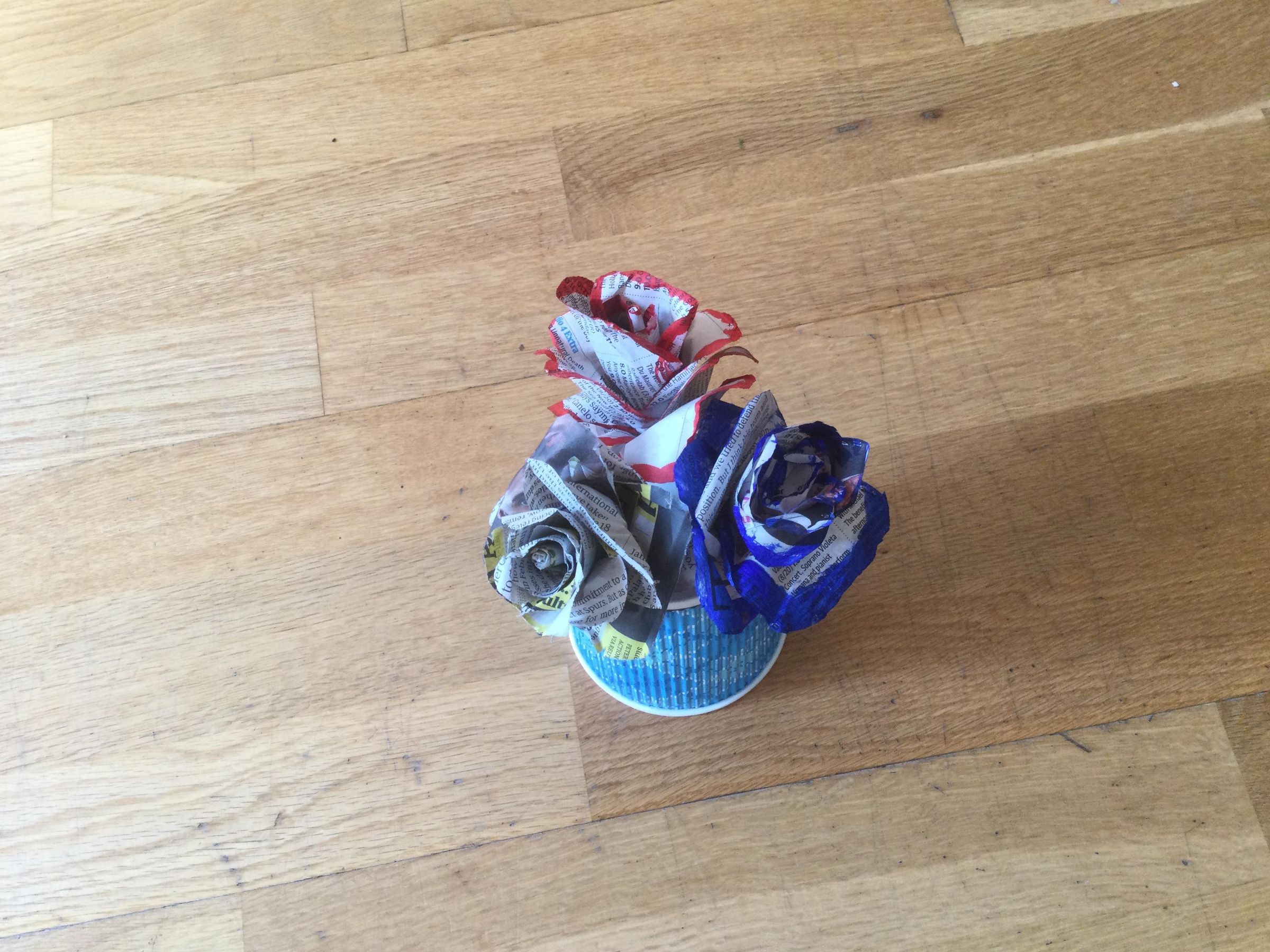 Newspaper Roses : 8 Steps - Instructables