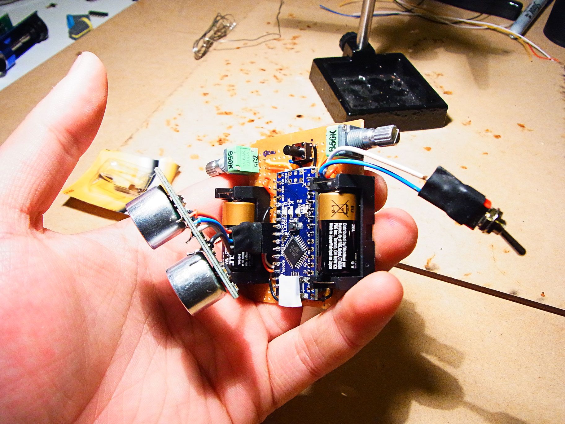 Haptic Proximity Module (HPM) for Low Vision Users : 9 Steps (with ...