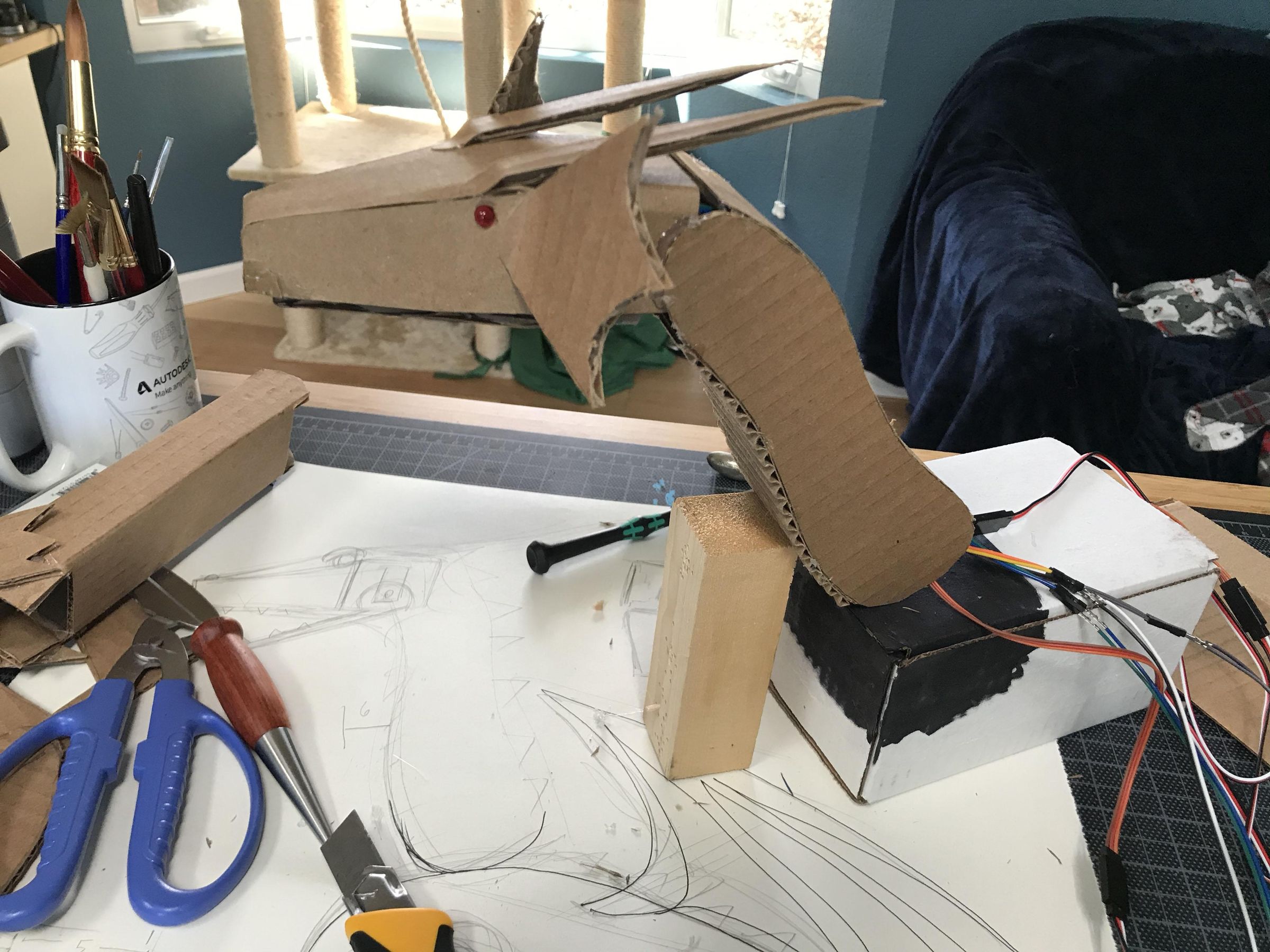 Cardboard Dragon Robot : 6 Steps (with Pictures) - Instructables