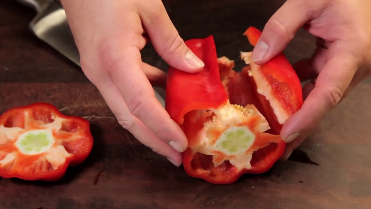 Fastest Way to Cut a Bell Pepper : 5 Steps (with Pictures) - Instructables