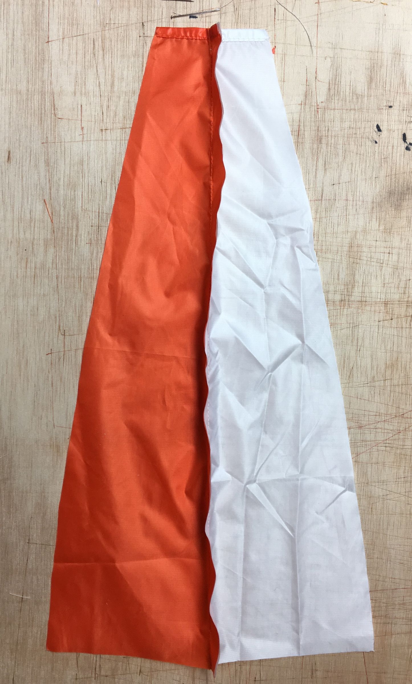 Orange and White Apollo-Style Model Rocket Parachutes : 6 Steps (with ...