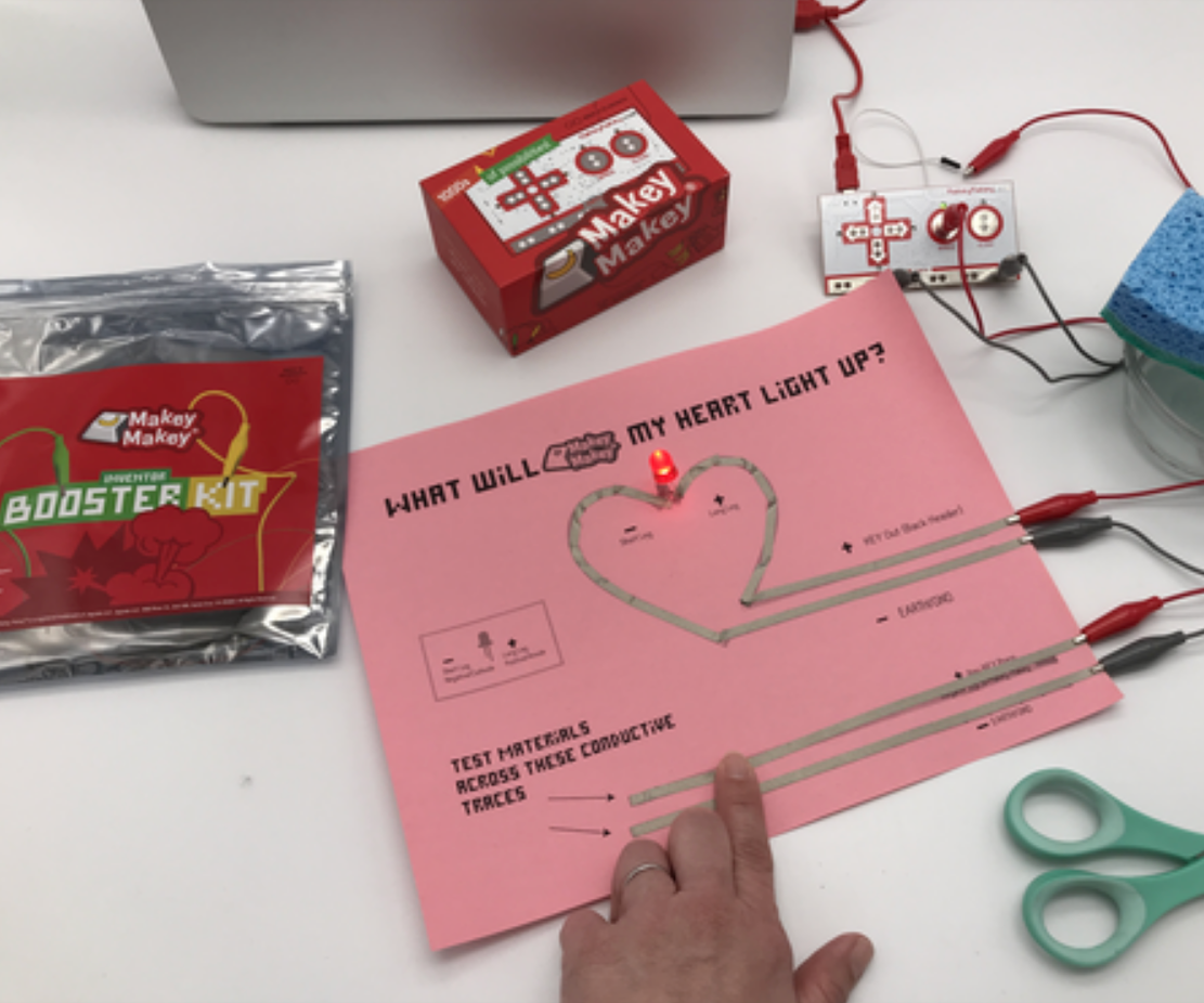 Makey Makey Paper Circuit Valentine Template : 5 Steps - Instructables