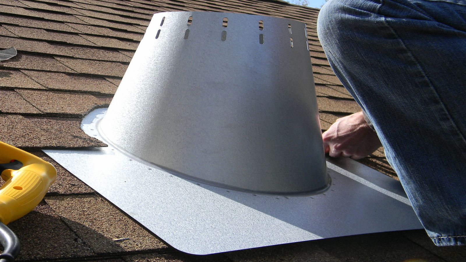 Chimney Pipe Installation for Wood Stove Through a Flat Ceiling : 8 ...