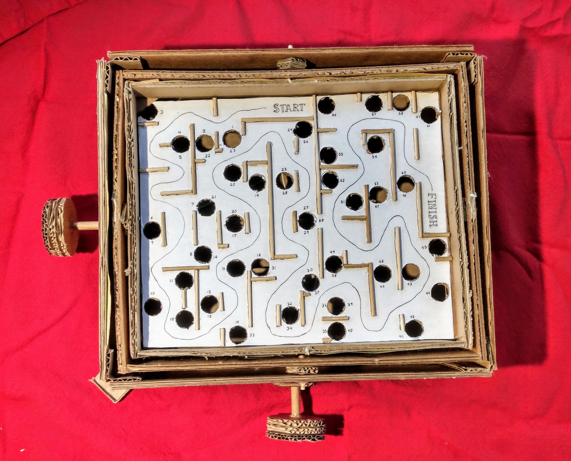 DIY Cardboard Marble Labyrinth : 9 Steps (with Pictures) - Instructables