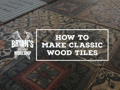 How to Make Classic Wood Tiles With Paper. : 10 Steps (with Pictures ...