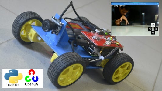 Spybot Rpi Robot With Live Camera Feed Opencv Tkinter Rpi 6 Steps