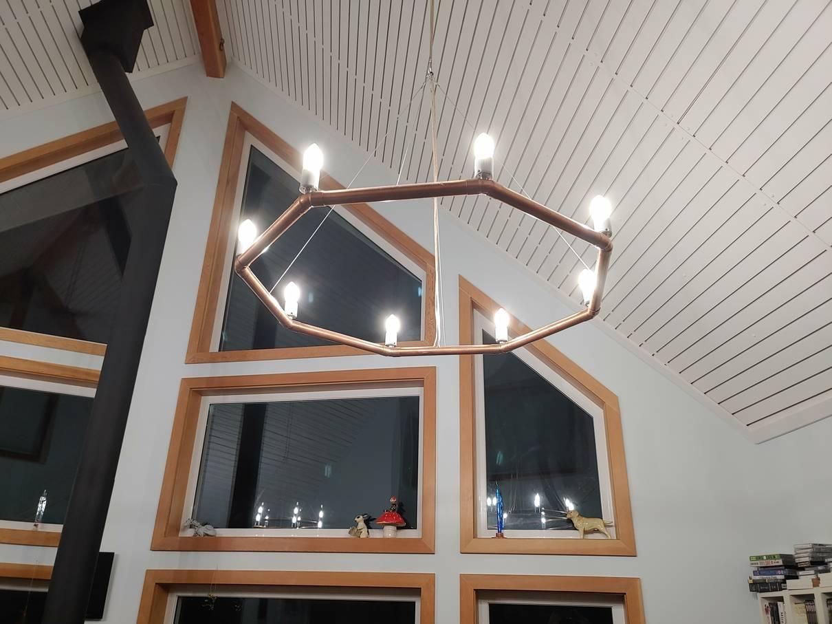 Copper Pipe Chandelier - Instructables