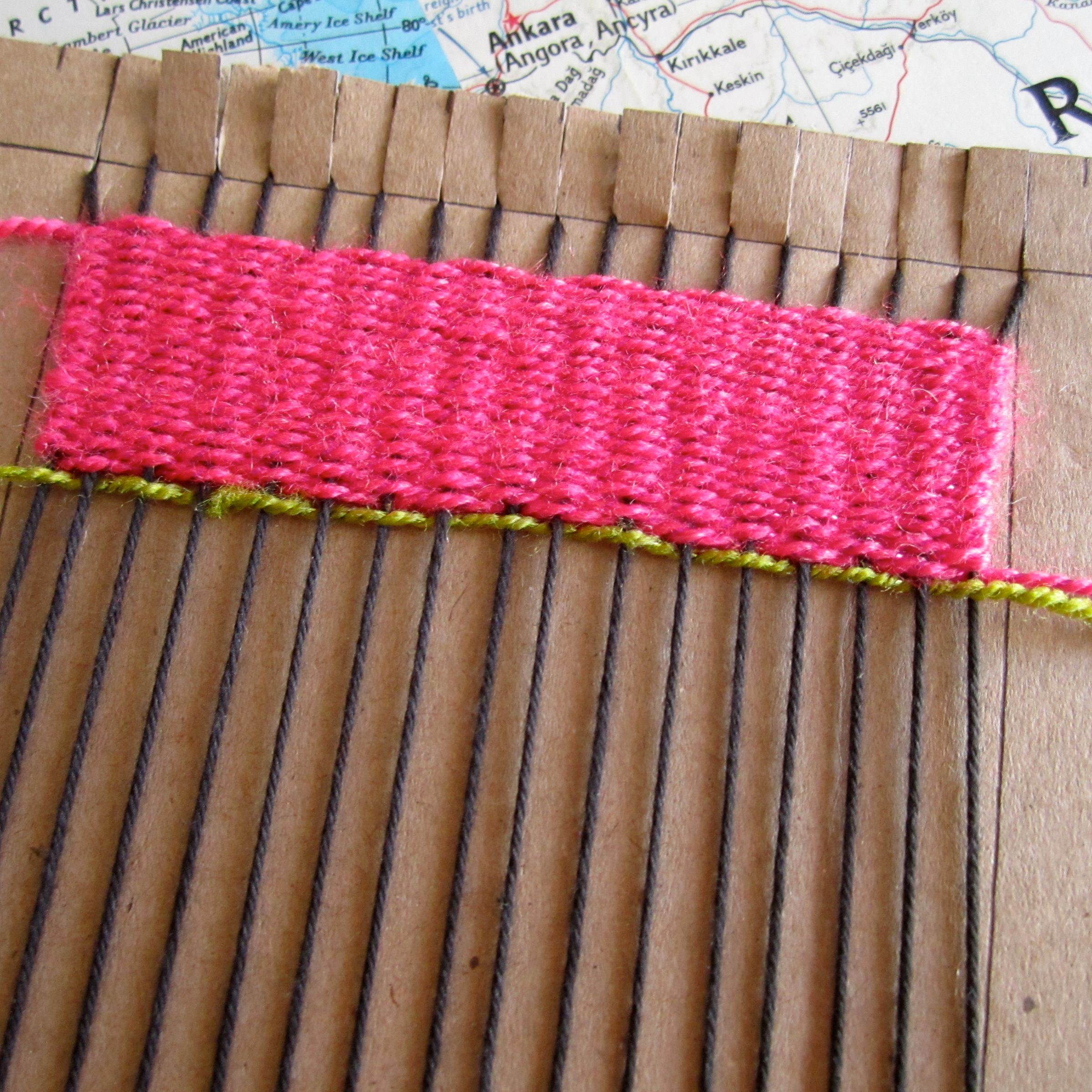 How to Weave on a Cardboard Loom : 9 Steps (with Pictures) - Instructables
