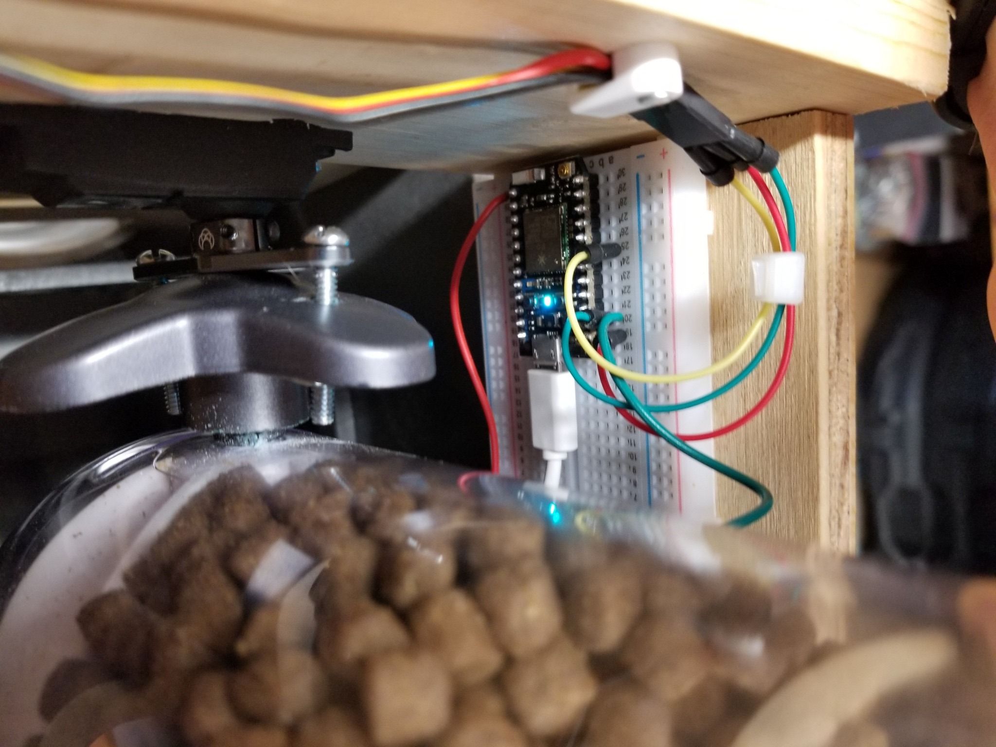 IoT Cat Feeder Using Particle Photon Integrated With Alexa, SmartThings, IFTTT, Google Sheets ...