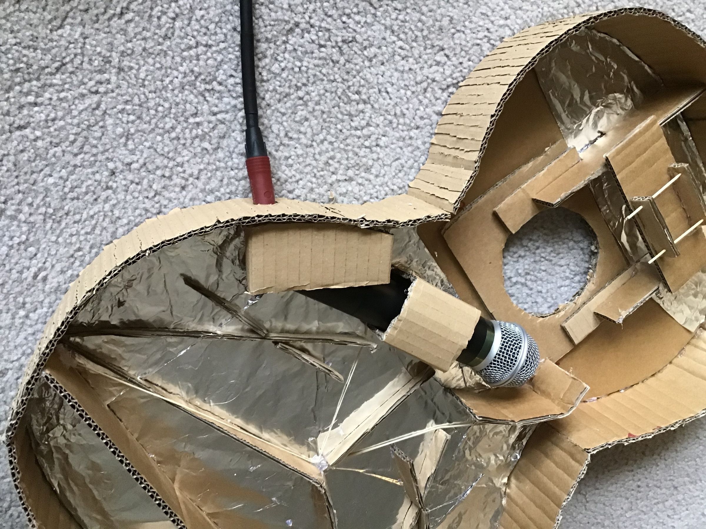 Homemade Cardboard Electric Guitar : 13 Steps (with Pictures ...