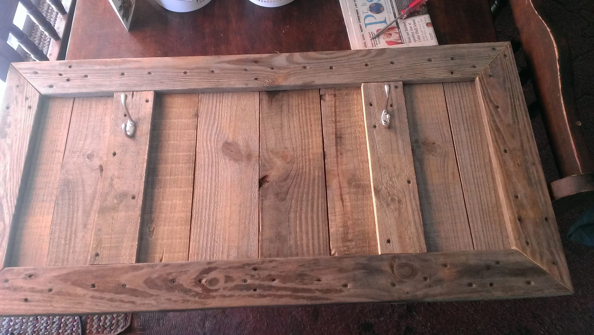 Gun Rack From Reclaimed Pallet Wood : 7 Steps - Instructables