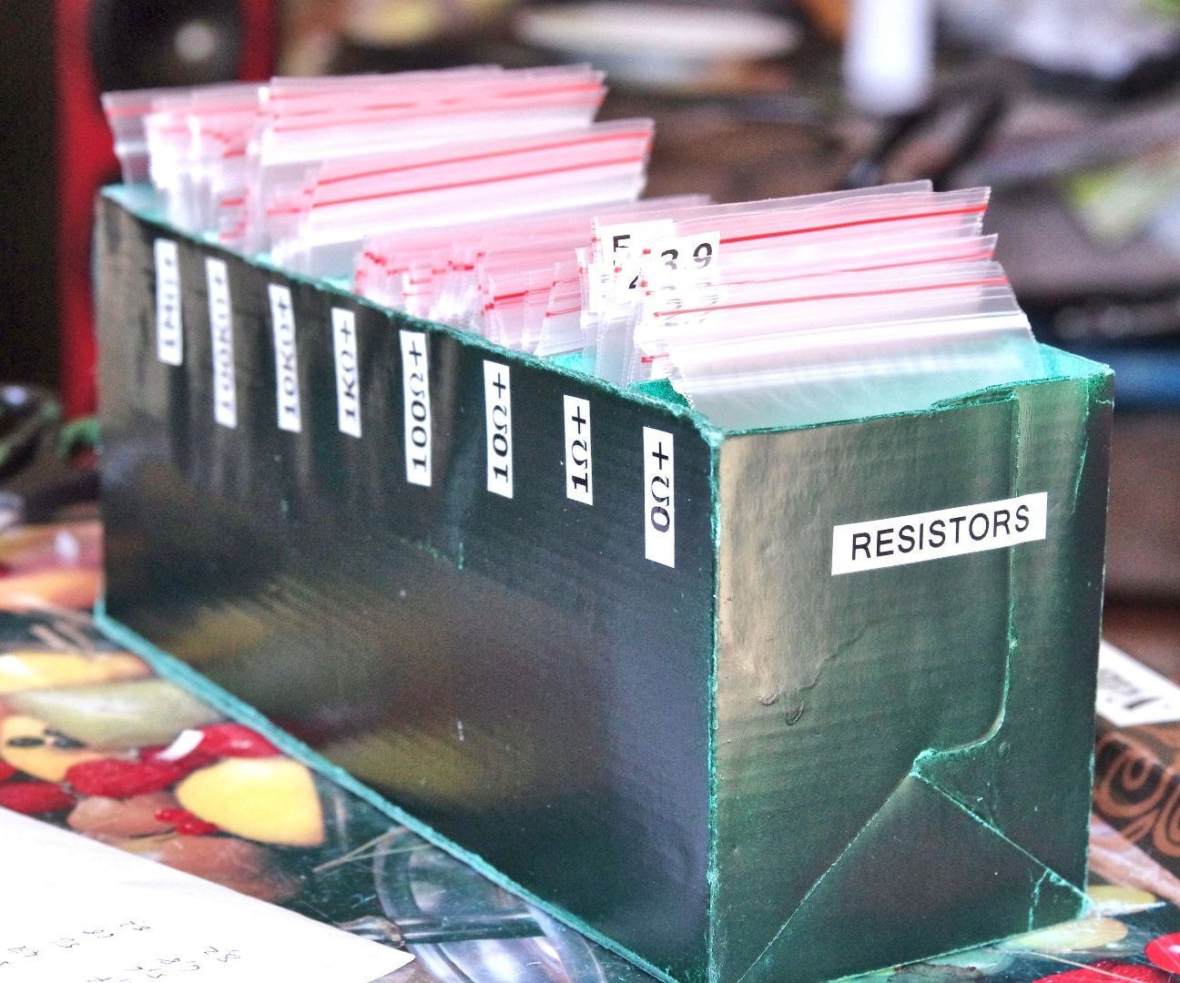 Resistor Storage : 3 Steps (with Pictures) - Instructables