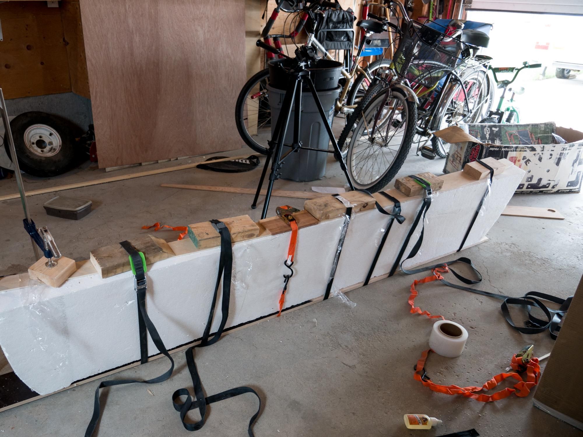 DIY Surfboard From a Hot Tub Cover and Curtains : 26 Steps (with ...