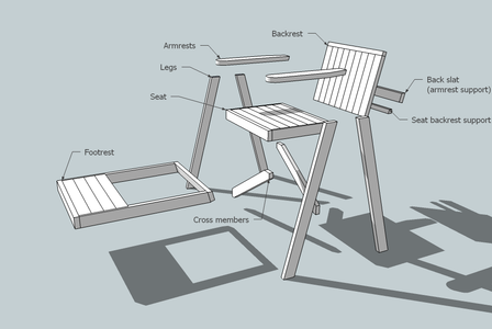 Lifeguard Chair From Recycled Lumber : 9 Steps (with Pictures ...