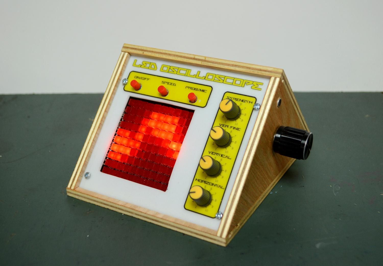 100 LED Oscilloscope : 12 Steps (with Pictures) - Instructables