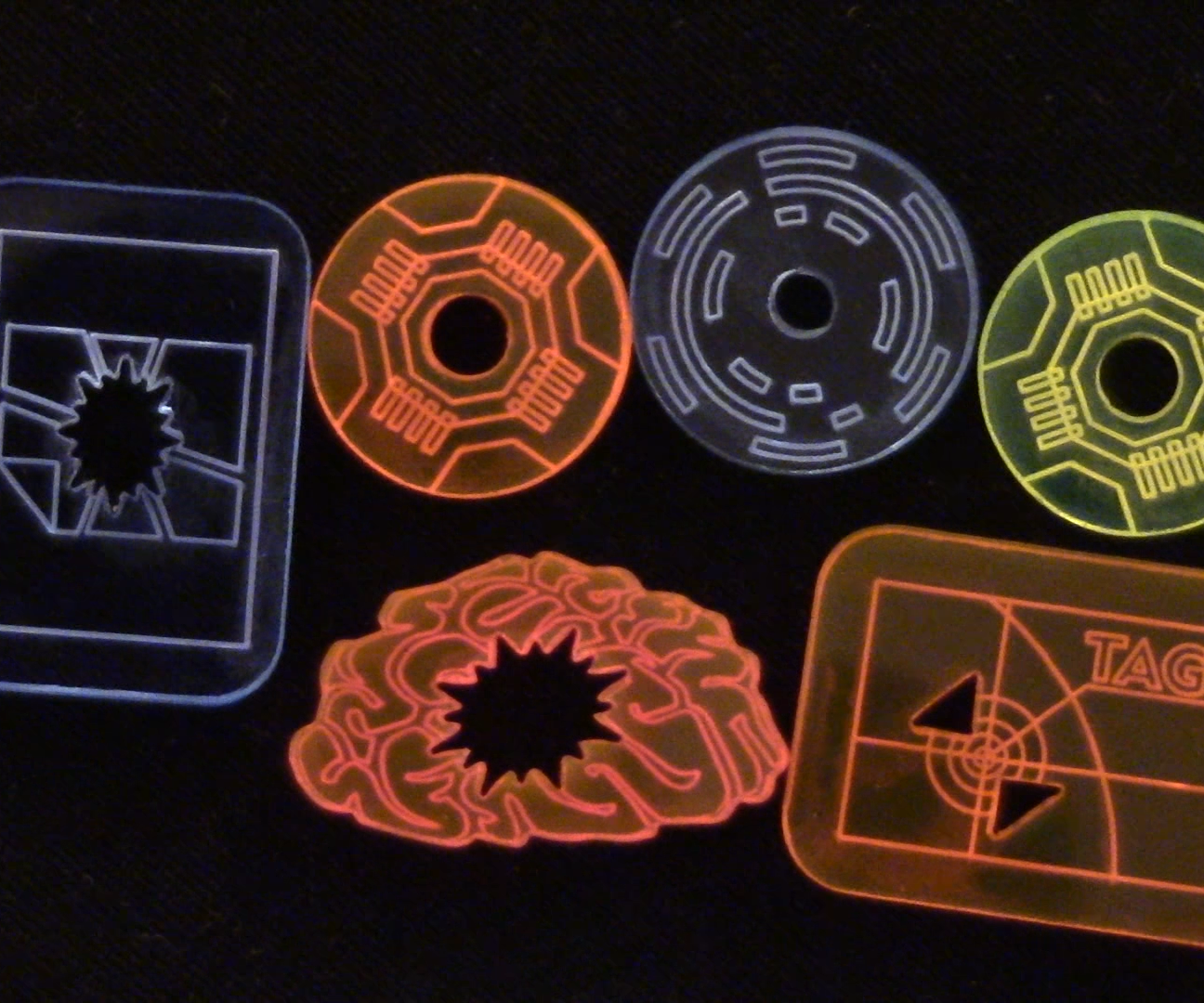 how to design and laser cut custom game tokens DIY Project - Step-by ...