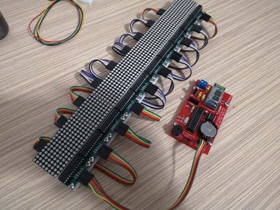 BT LED Matrix Display - 80x8 Px Arduino Based : 5 Steps (with Pictures) - Instructables