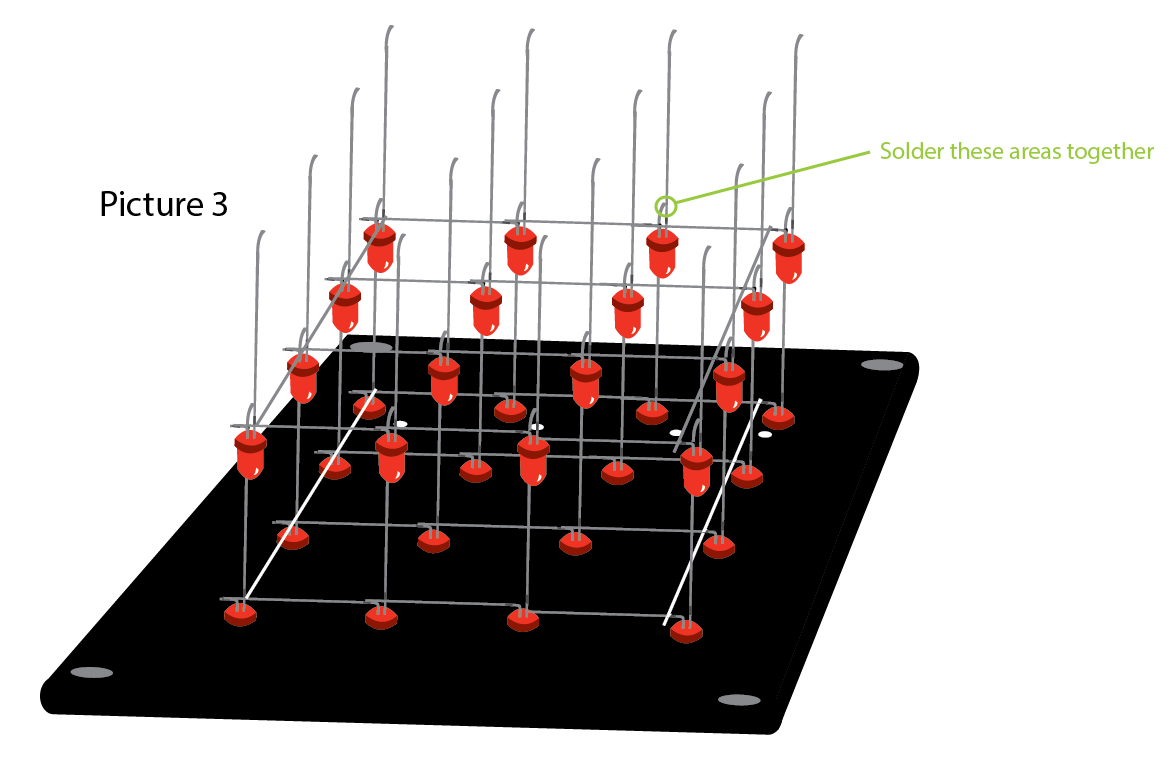 4X4X4 LED Cube W/ Arduino Uno : 8 Steps (with Pictures) - Instructables