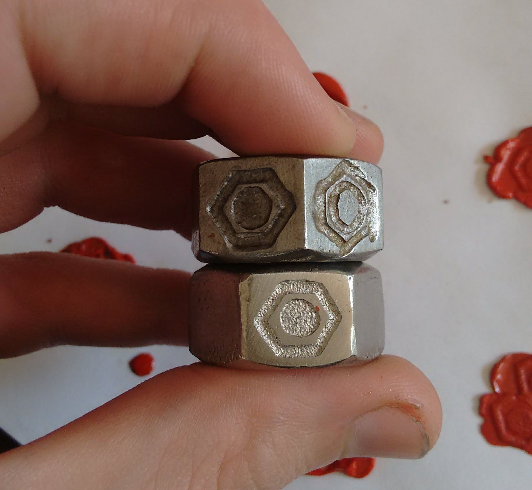 Steel Nut to Signet Ring : 4 Steps (with Pictures) - Instructables