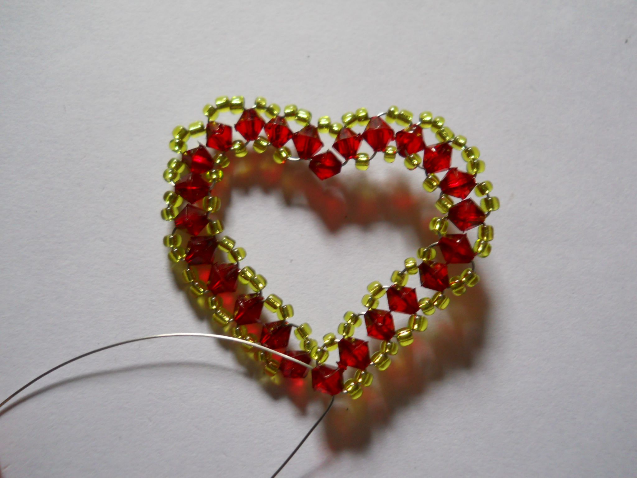Beaded Heart Shaped Pendant : 7 Steps (with Pictures) - Instructables