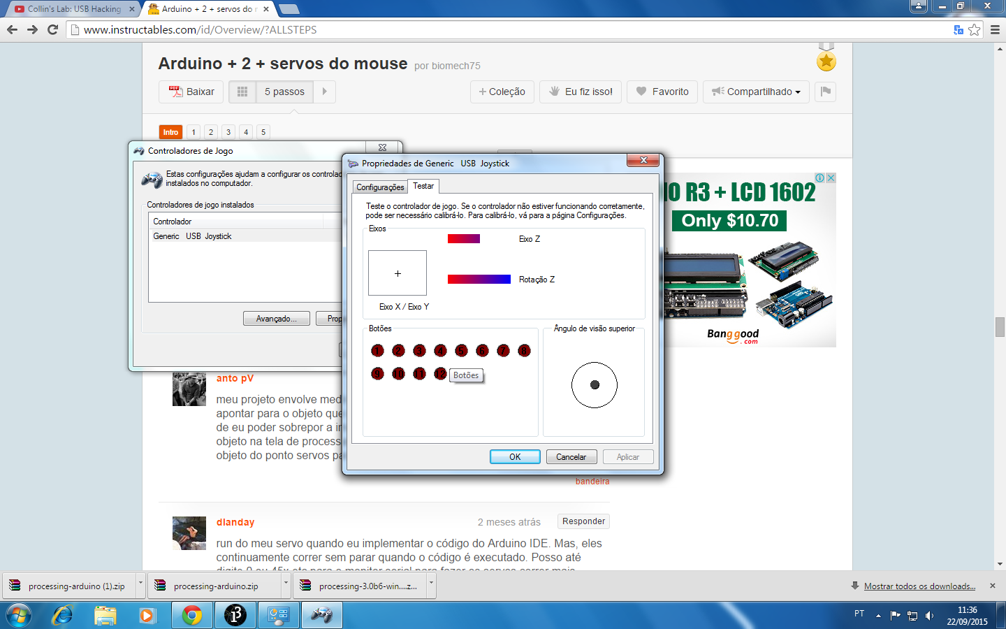 Arduino + 2 Servos + Mouse : 5 Steps (with Pictures) - Instructables
