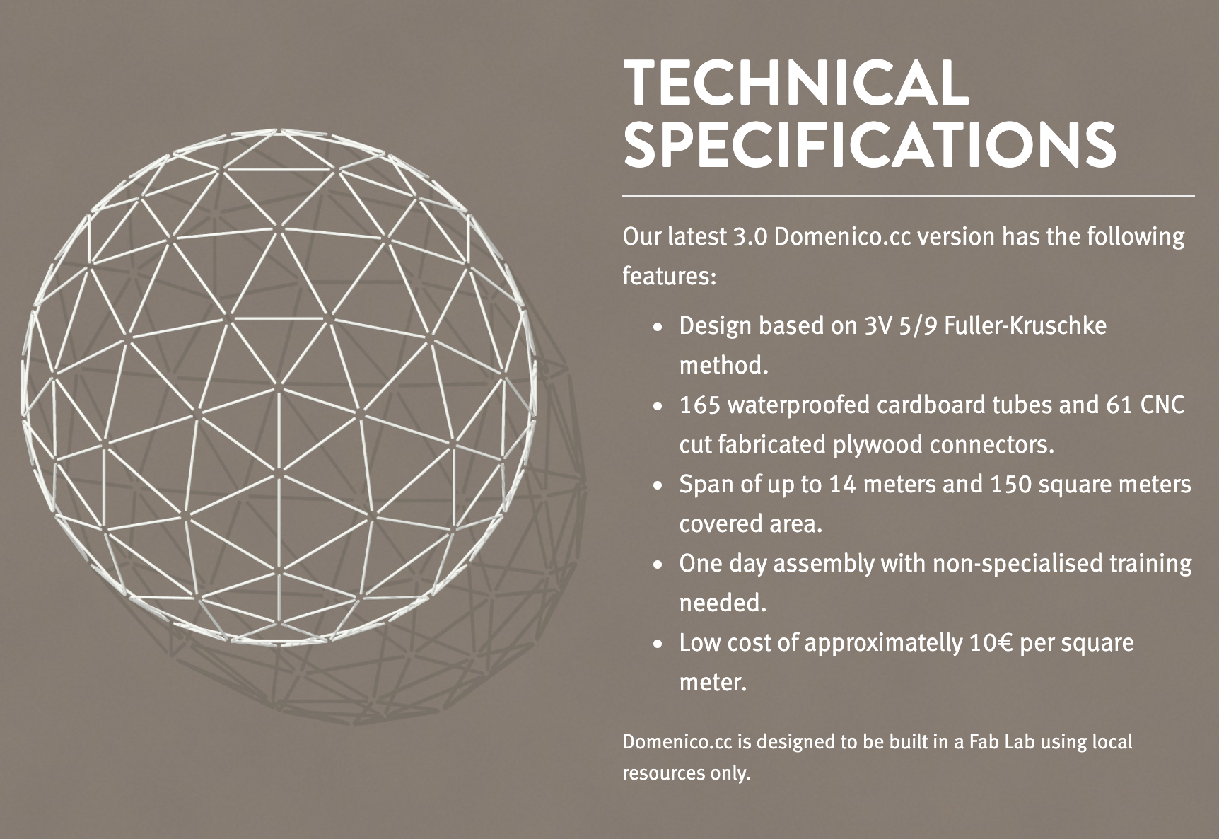 Geodesic Dome With Cardboard Tubes and Laser Cut Connectors : 5 Steps ...