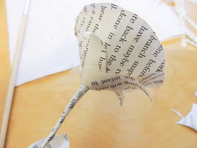 DIY Book Page Rose : 13 Steps (with Pictures) - Instructables