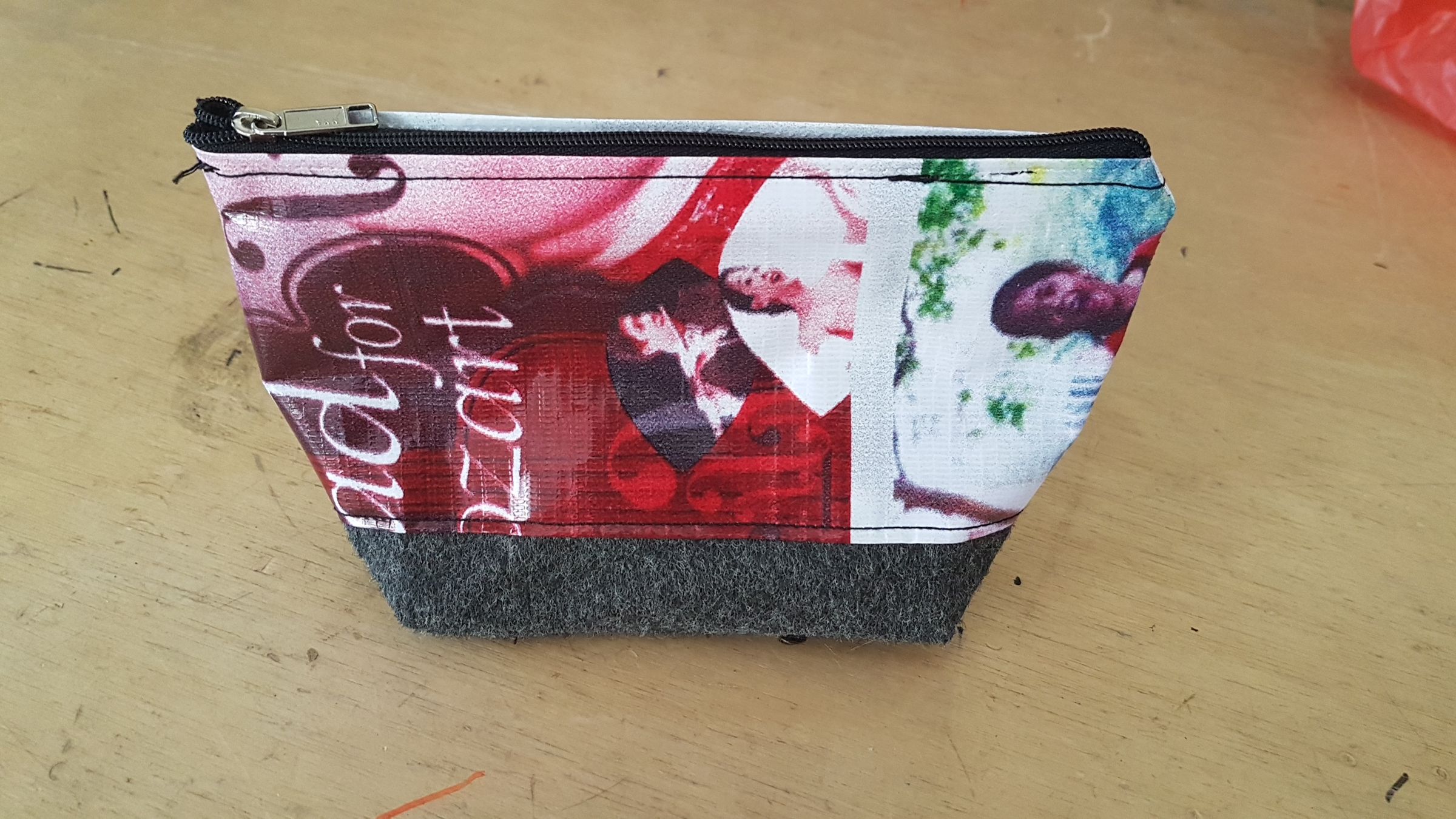 Upcycled Pouch Using Mixed Discarded Material : 6 Steps (with Pictures ...
