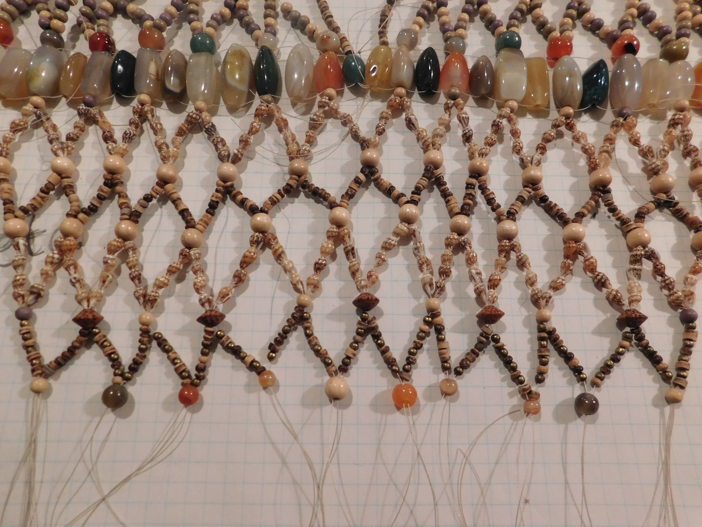 Glass, Wood, Shell and Stone Beaded Sheath : 10 Steps (with Pictures ...