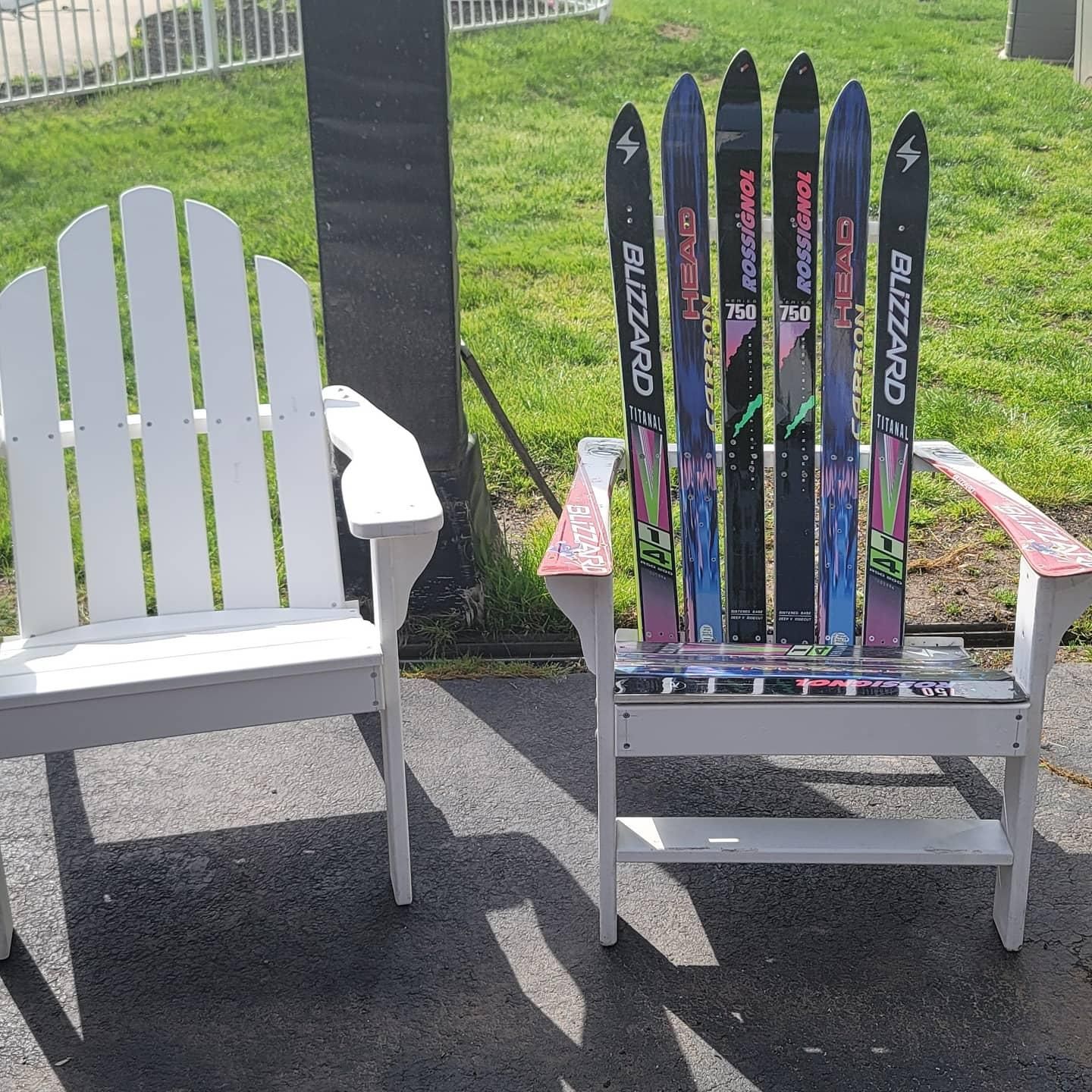 Build a Lawn Chair From Recycled Skis - the Ski Chair! : 4 Steps (with ...