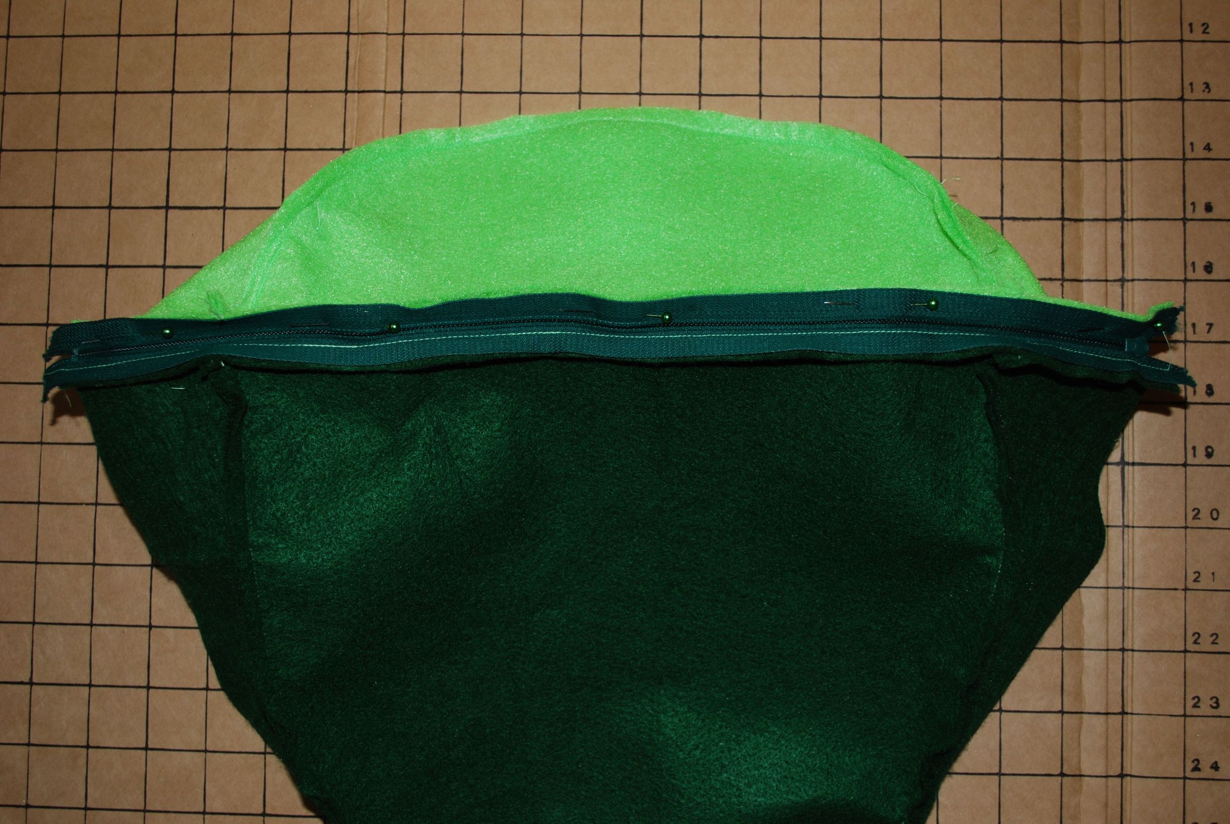 Adventure Time! Finn Costume! Backpack (functional, With Zipper Opening ...