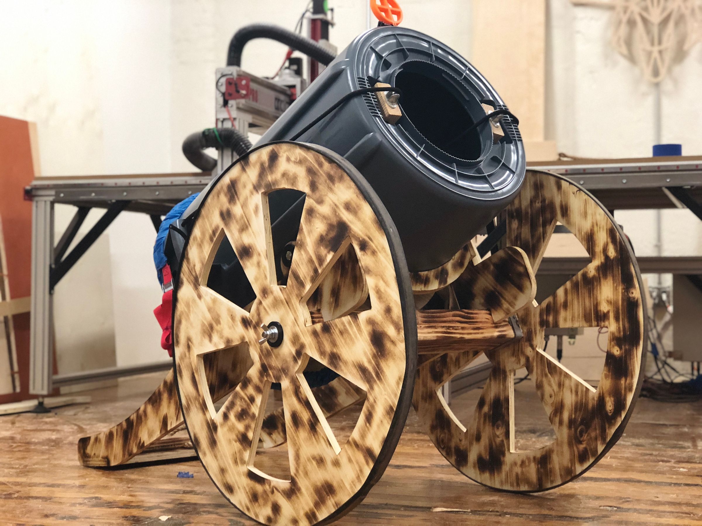 Making a Giant Vortex Cannon (and Making It Look Cool) : 9 Steps (with ...