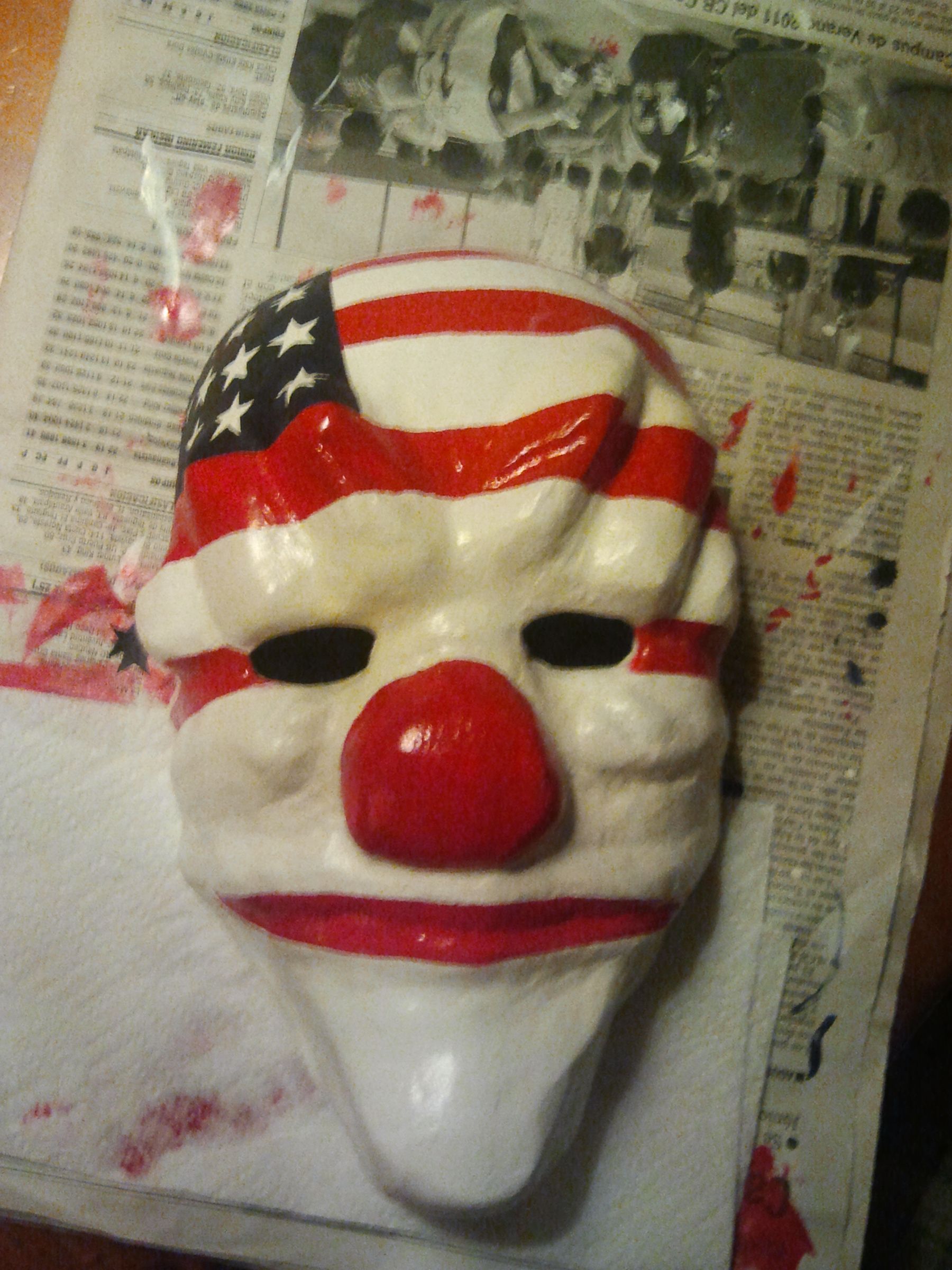 Payday: the Heist Dallas Clown Mask : 8 Steps (with Pictures ...