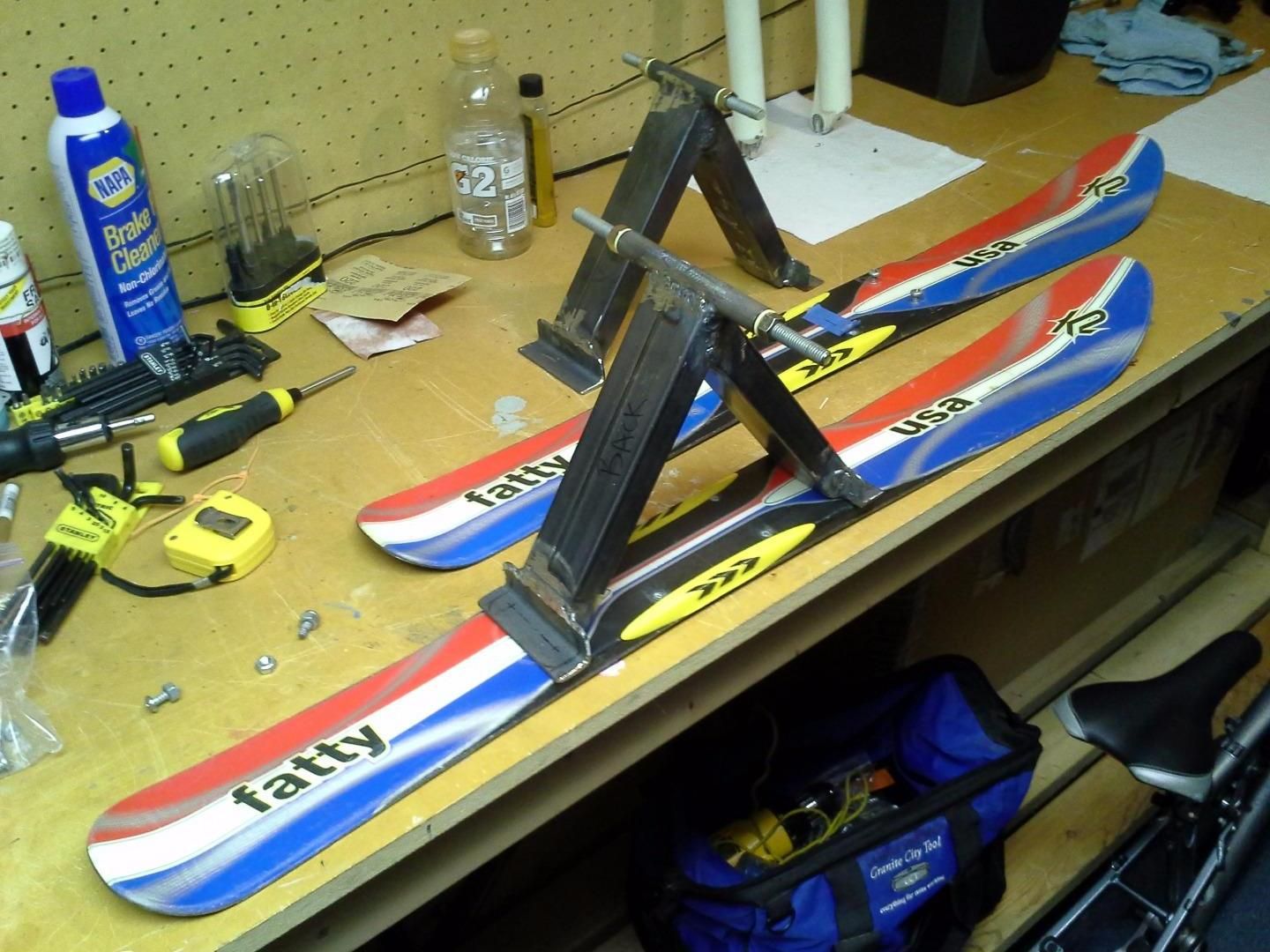 How to Create a Downhill Ski-Bike 2.0 : 8 Steps (with Pictures ...