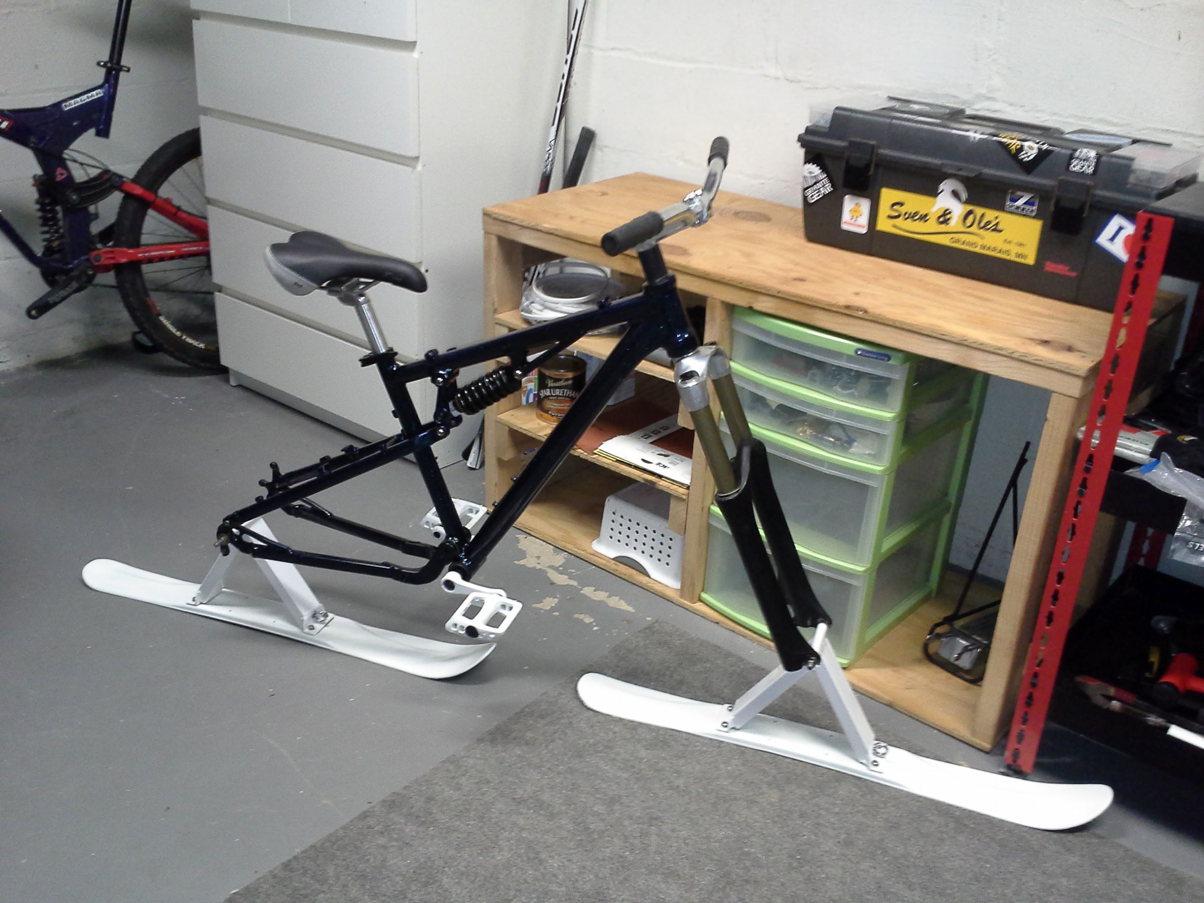 How to Create a Downhill Ski-Bike 2.0 : 8 Steps (with Pictures ...