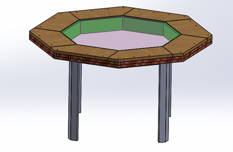 Octagonal Infinity Mirror Table : 20 Steps (with Pictures) - Instructables