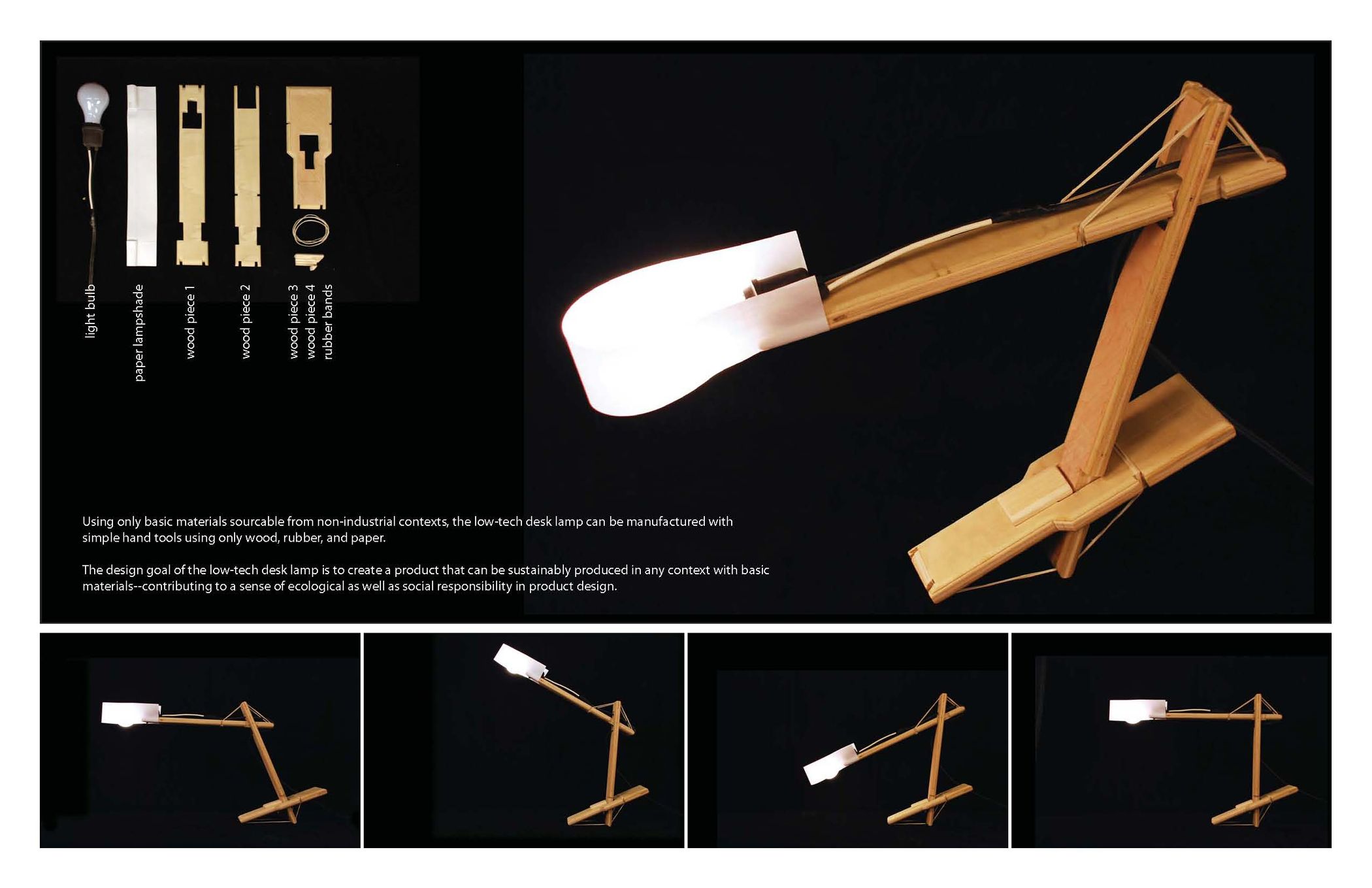 Low-tech Articulated Desk Lamp : 3 Steps - Instructables