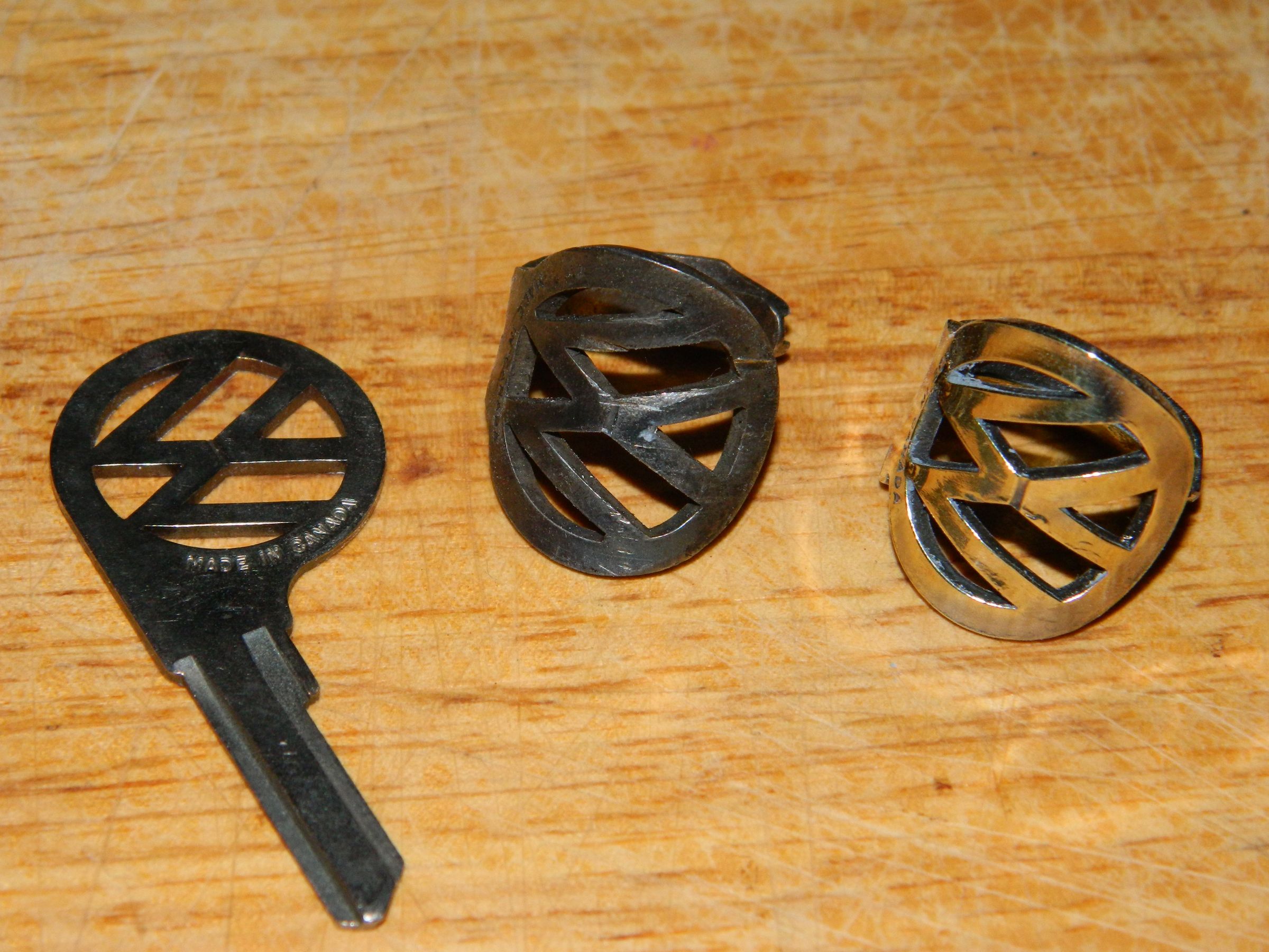 Volkswagen (VW) Ring From Old Key : 7 Steps (with Pictures) - Instructables