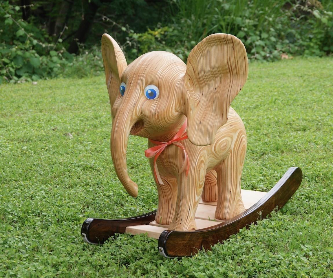 Carved Plywood Rocking Elephant : 9 Steps (with Pictures) - Instructables