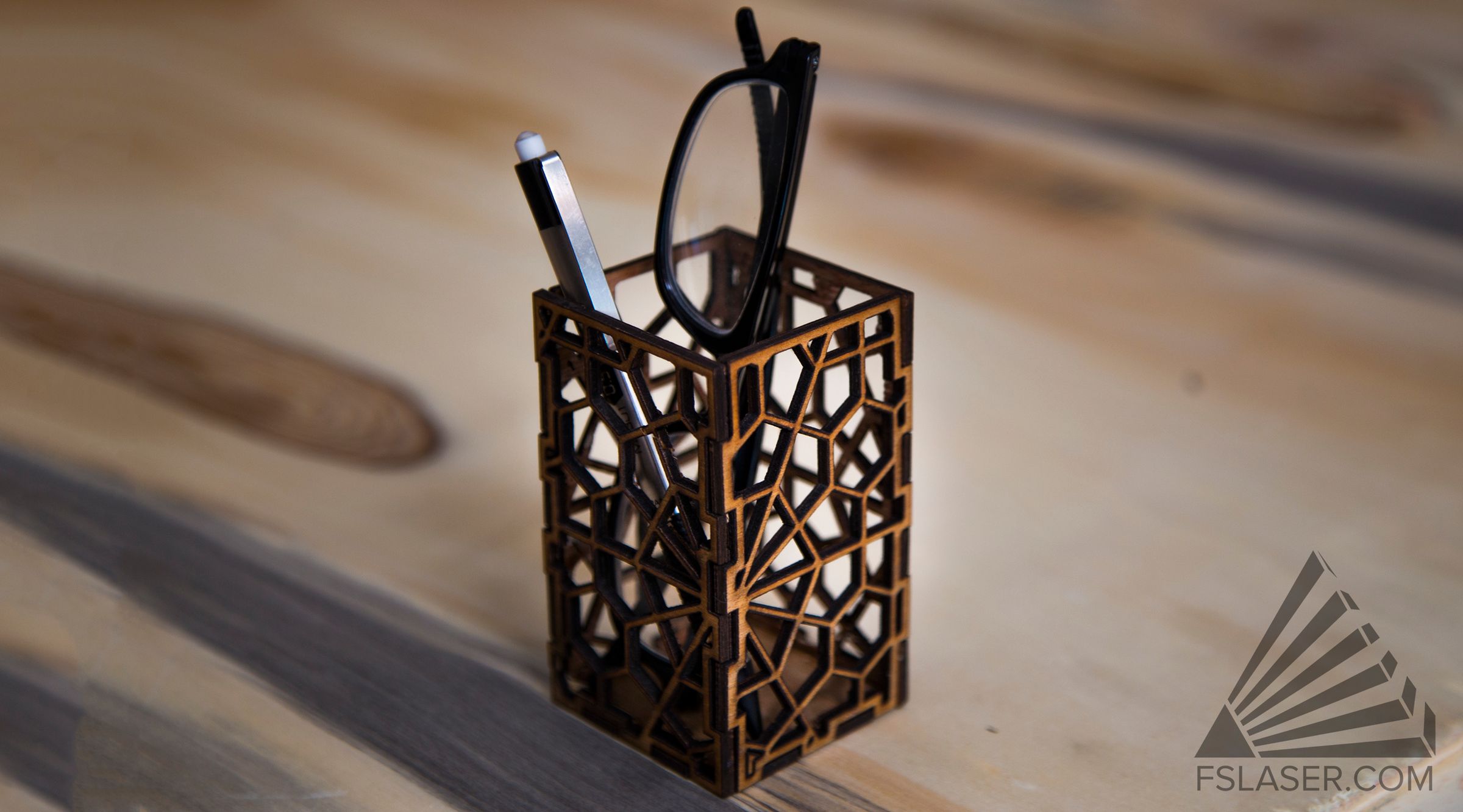 Laser Cut Geometric Pencil Holder : 3 Steps (with Pictures) - Instructables